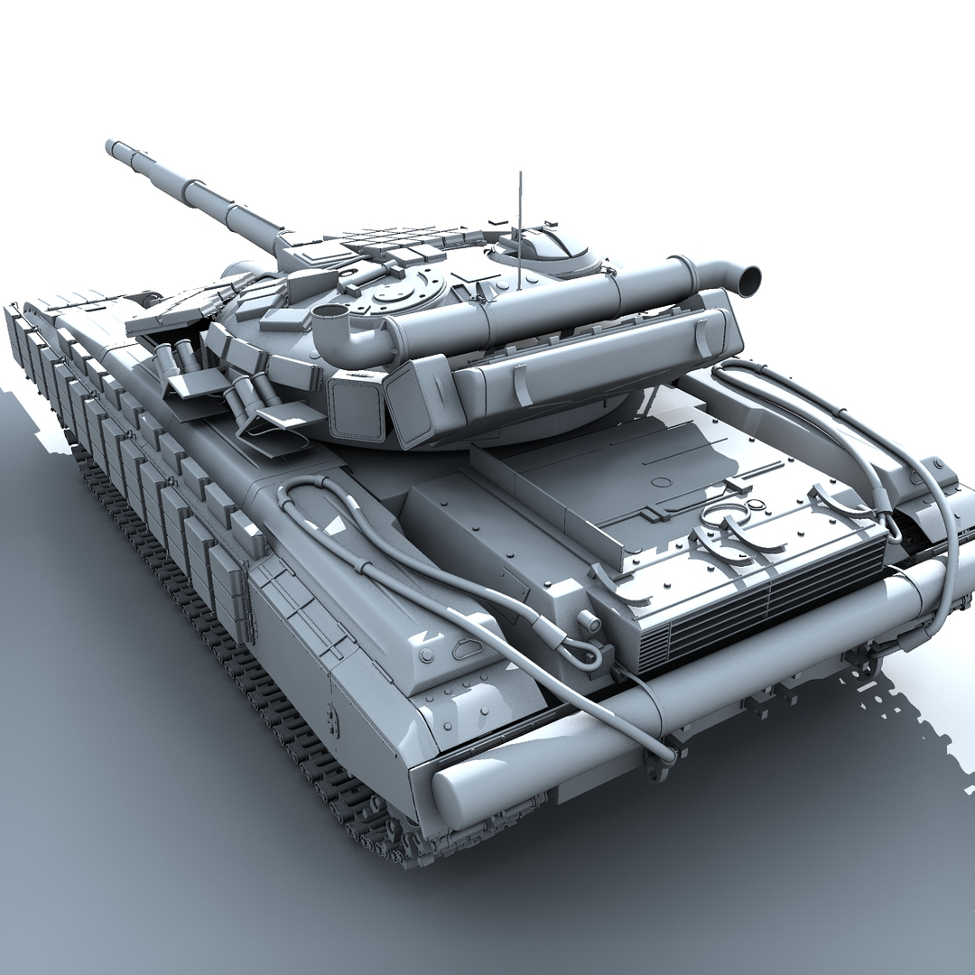 tank armor t-64 3d model