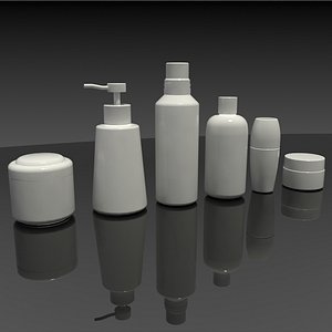 3d model bath gel hand