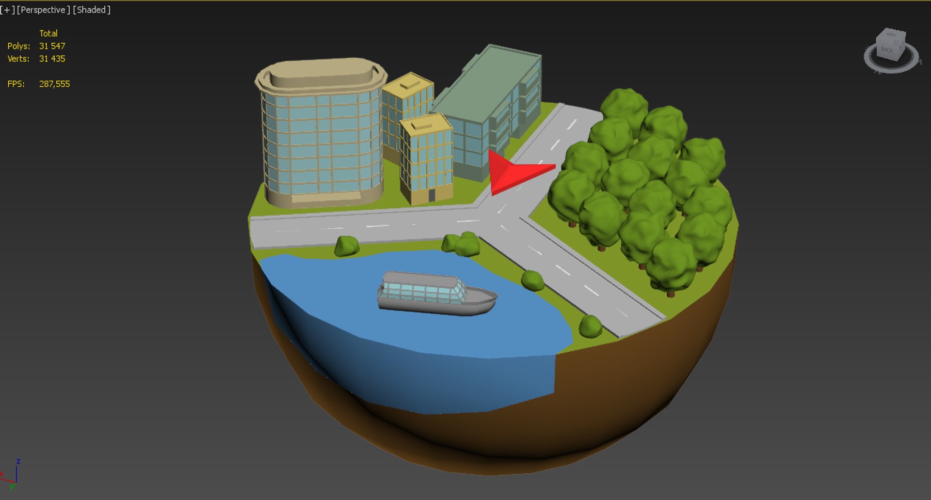 3d Navigation Symbol Icon