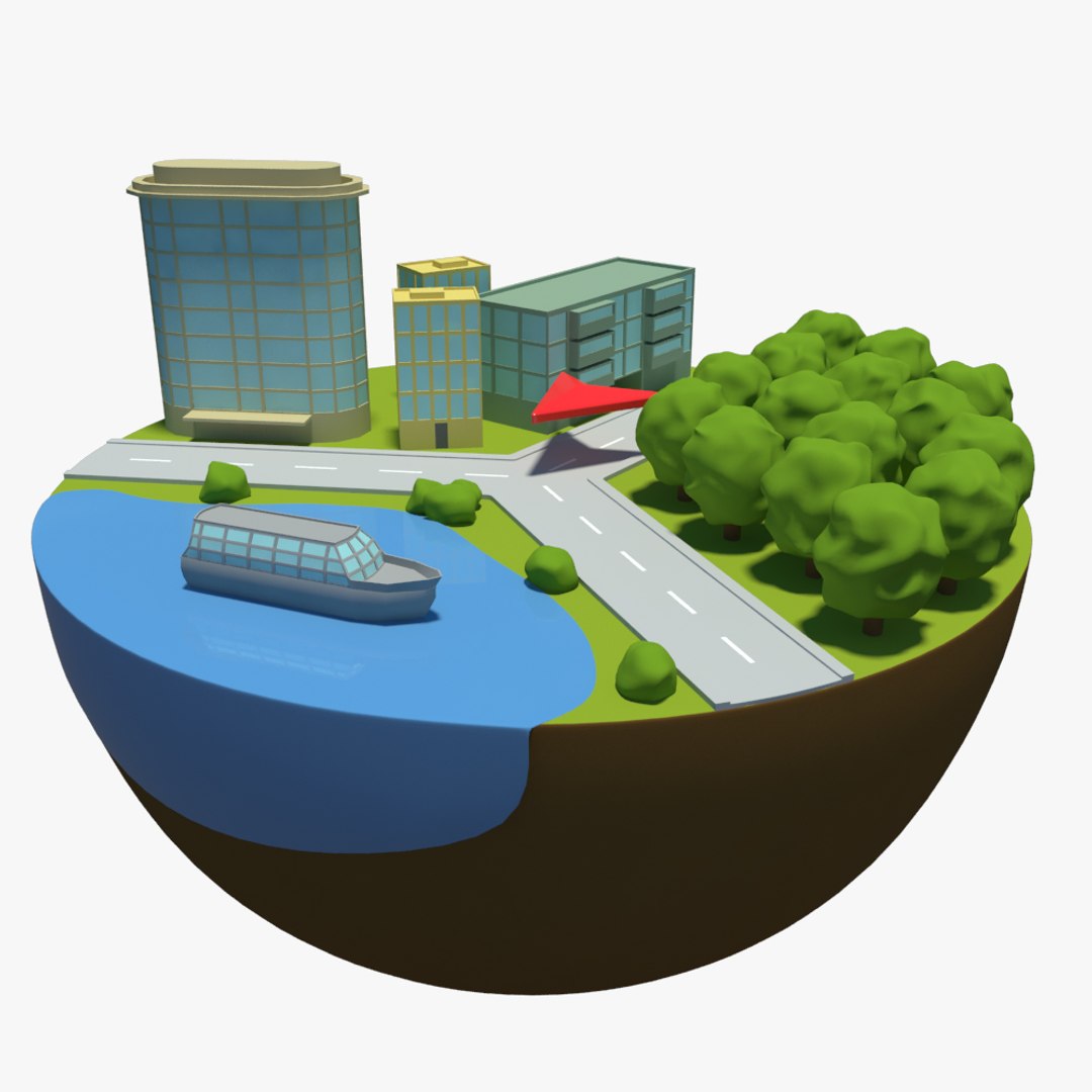 3d Navigation Symbol Icon