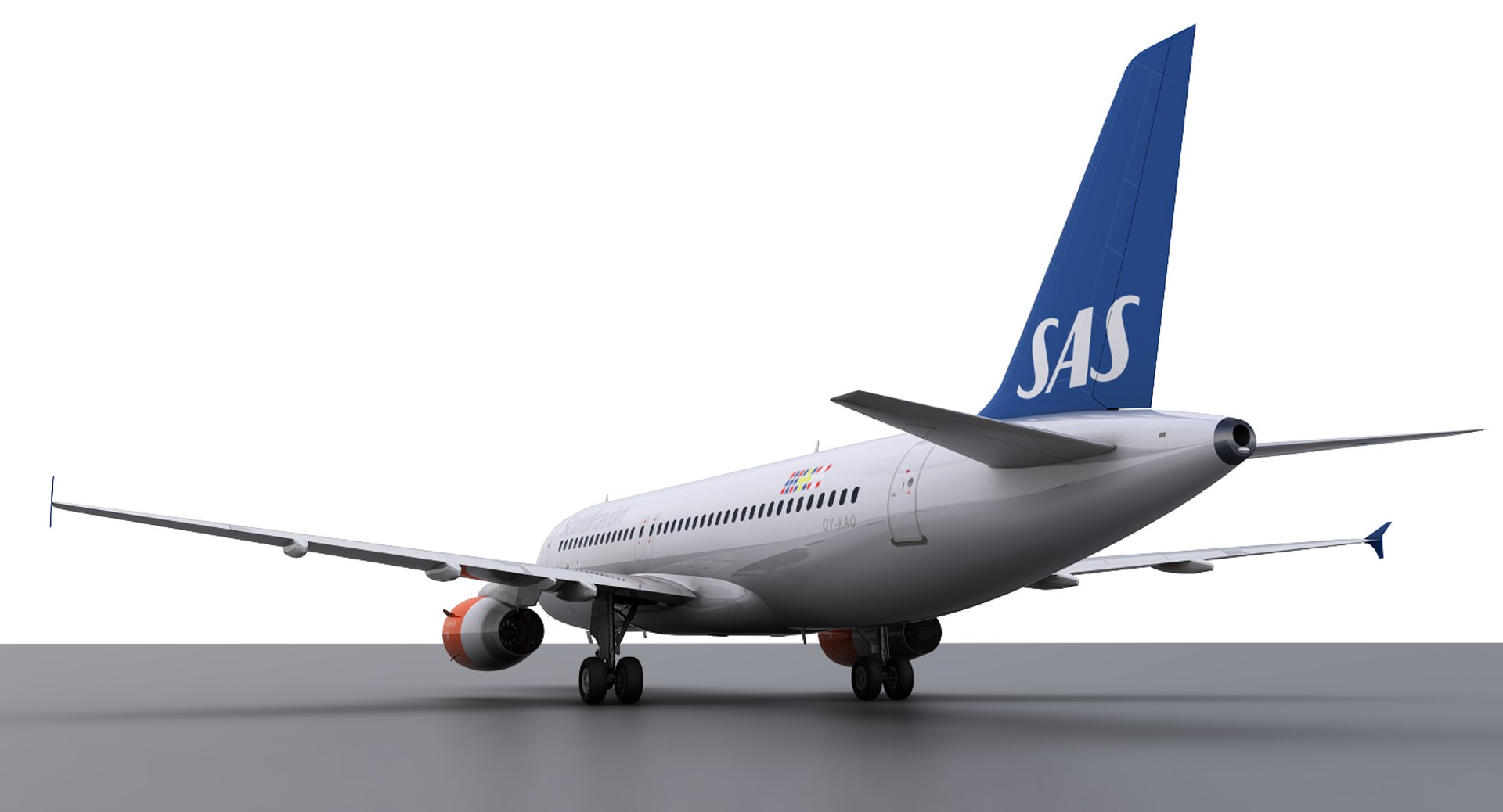 A320 Sas 3d Model