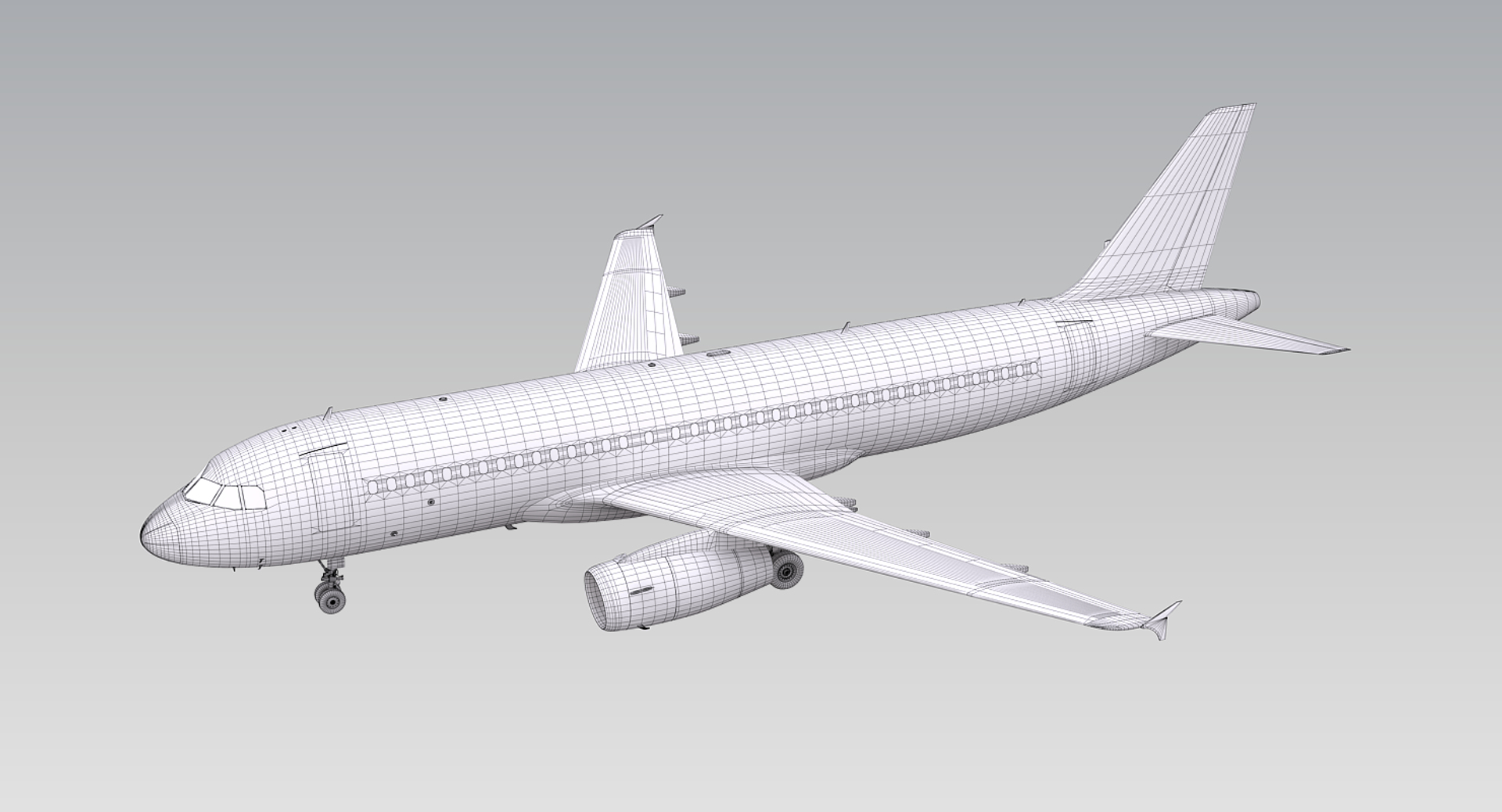 a320 sas 3d model