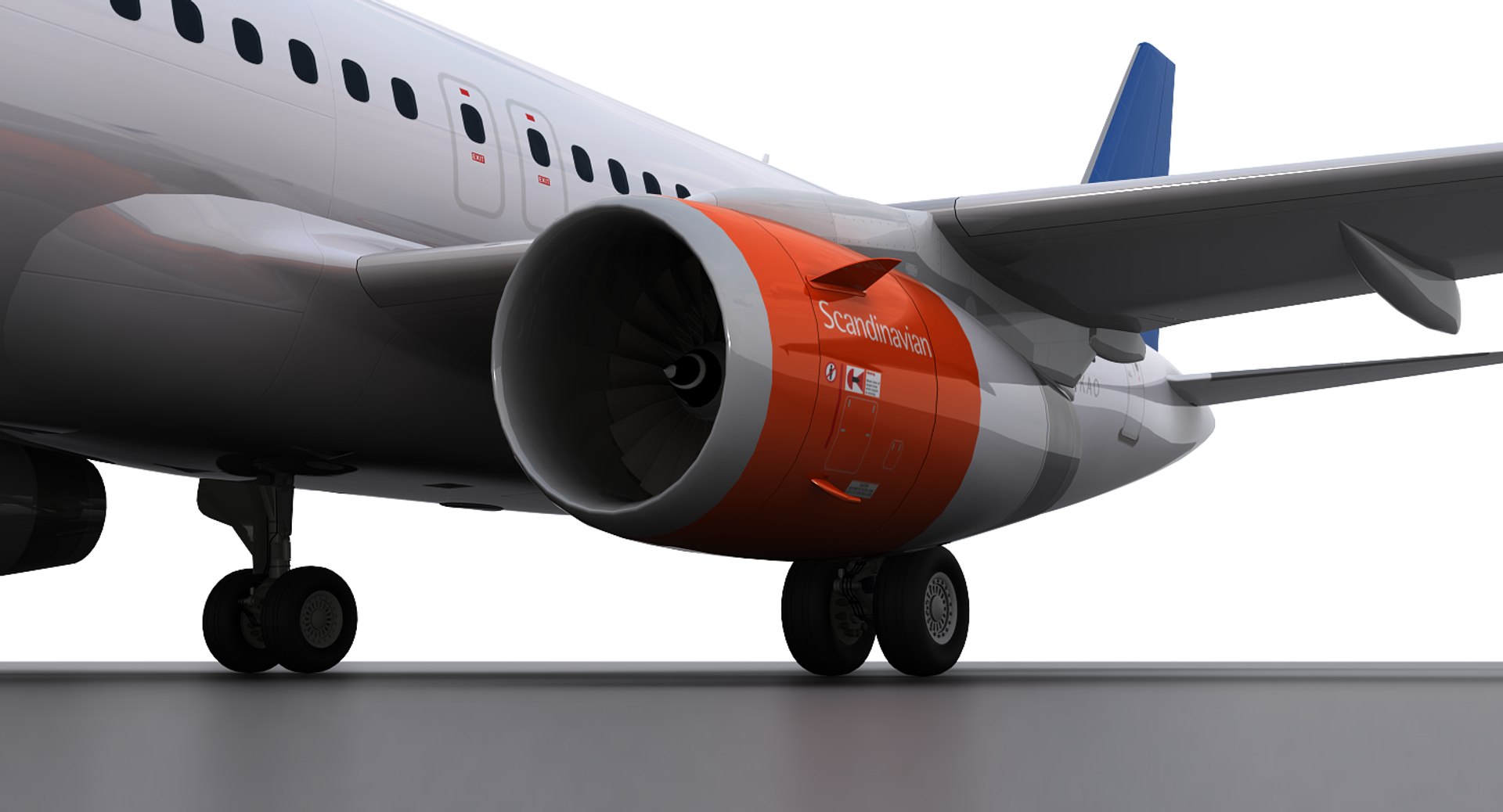 A320 Sas 3d Model