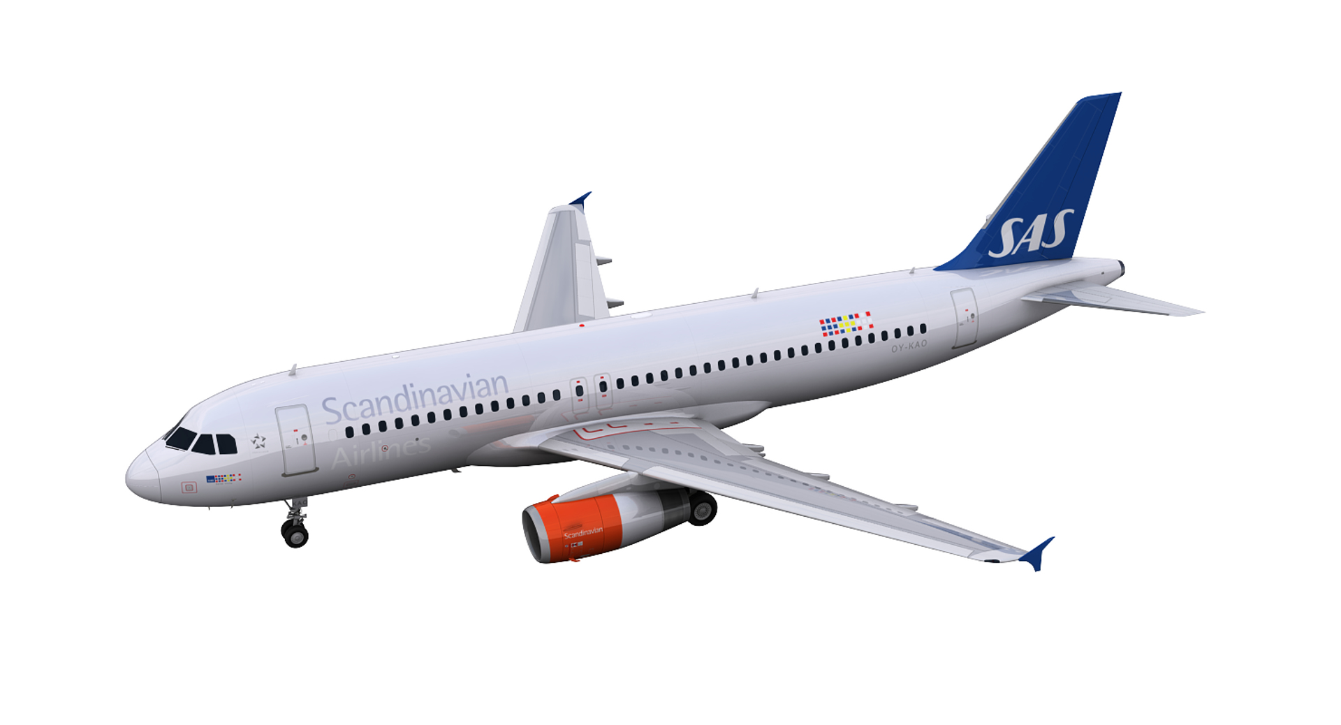 A320 Sas 3d Model