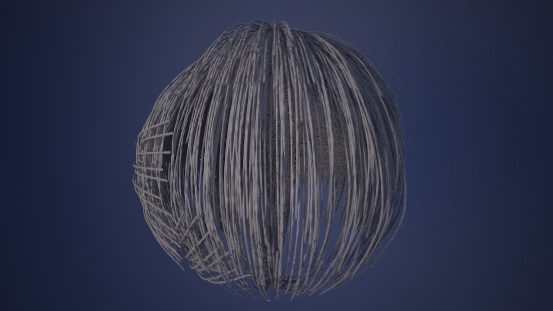 wool ball 3d model