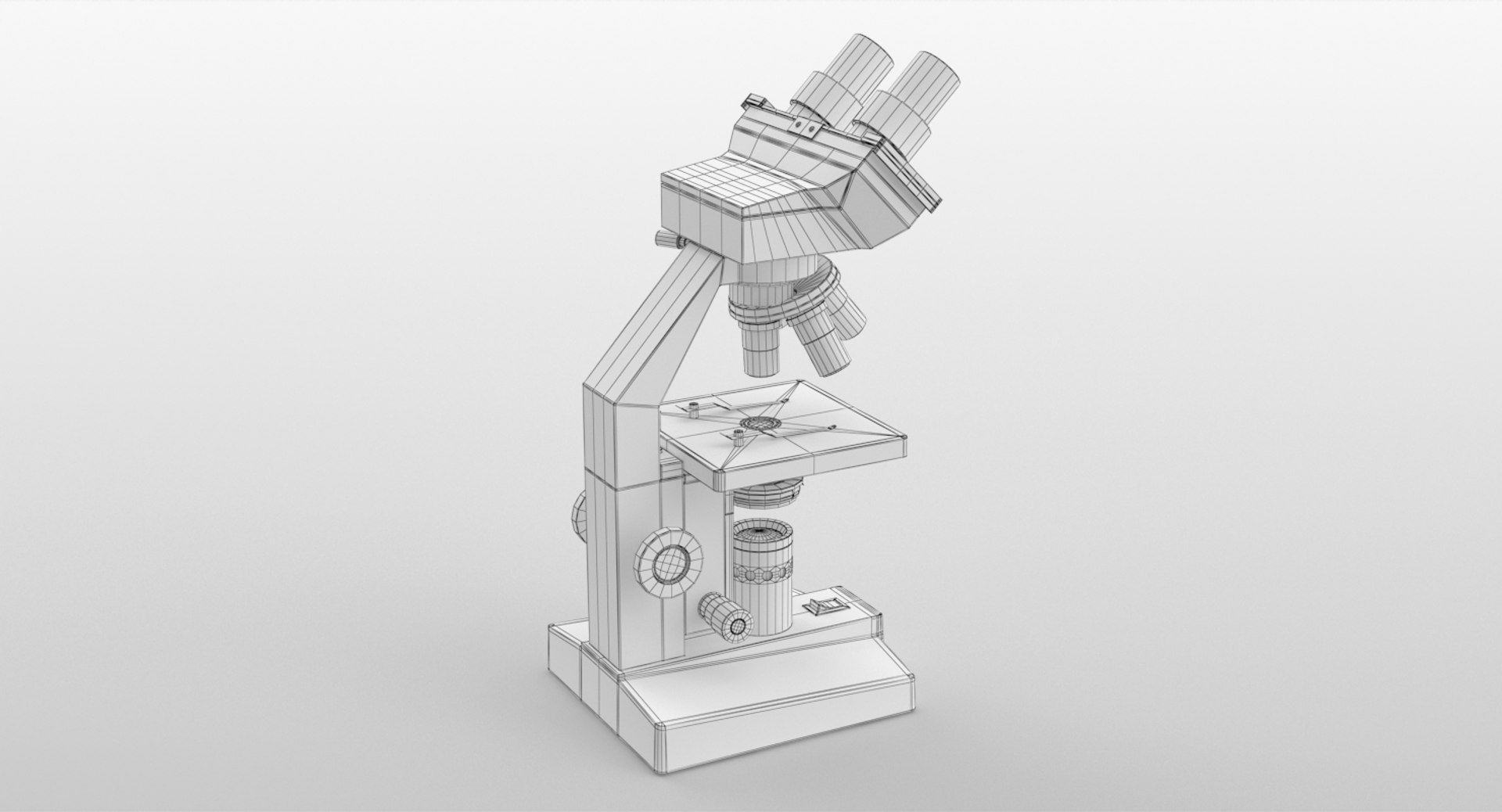 3D Realistic Microscope Model - TurboSquid 1237327