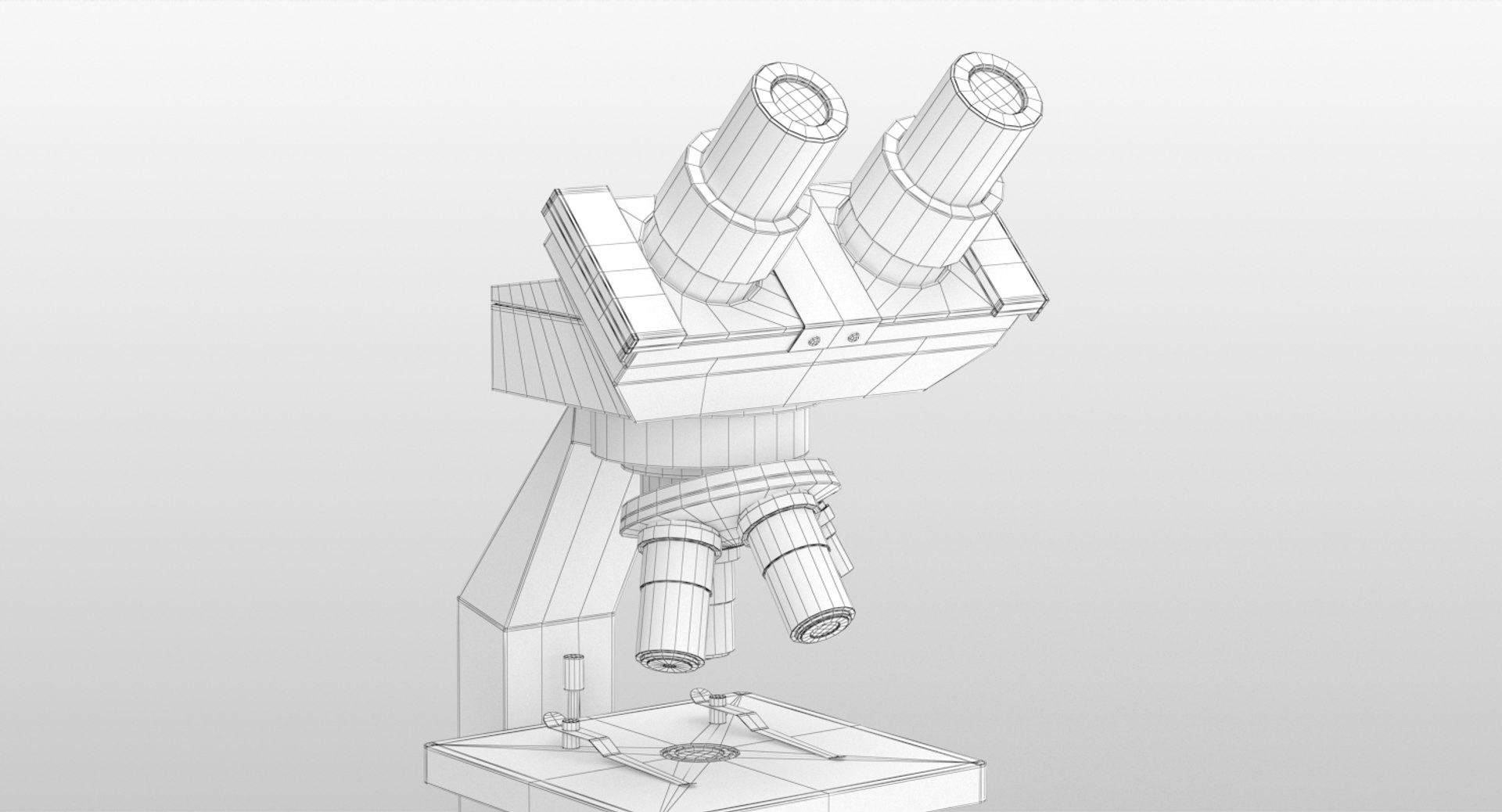 3D Realistic Microscope Model - TurboSquid 1237327