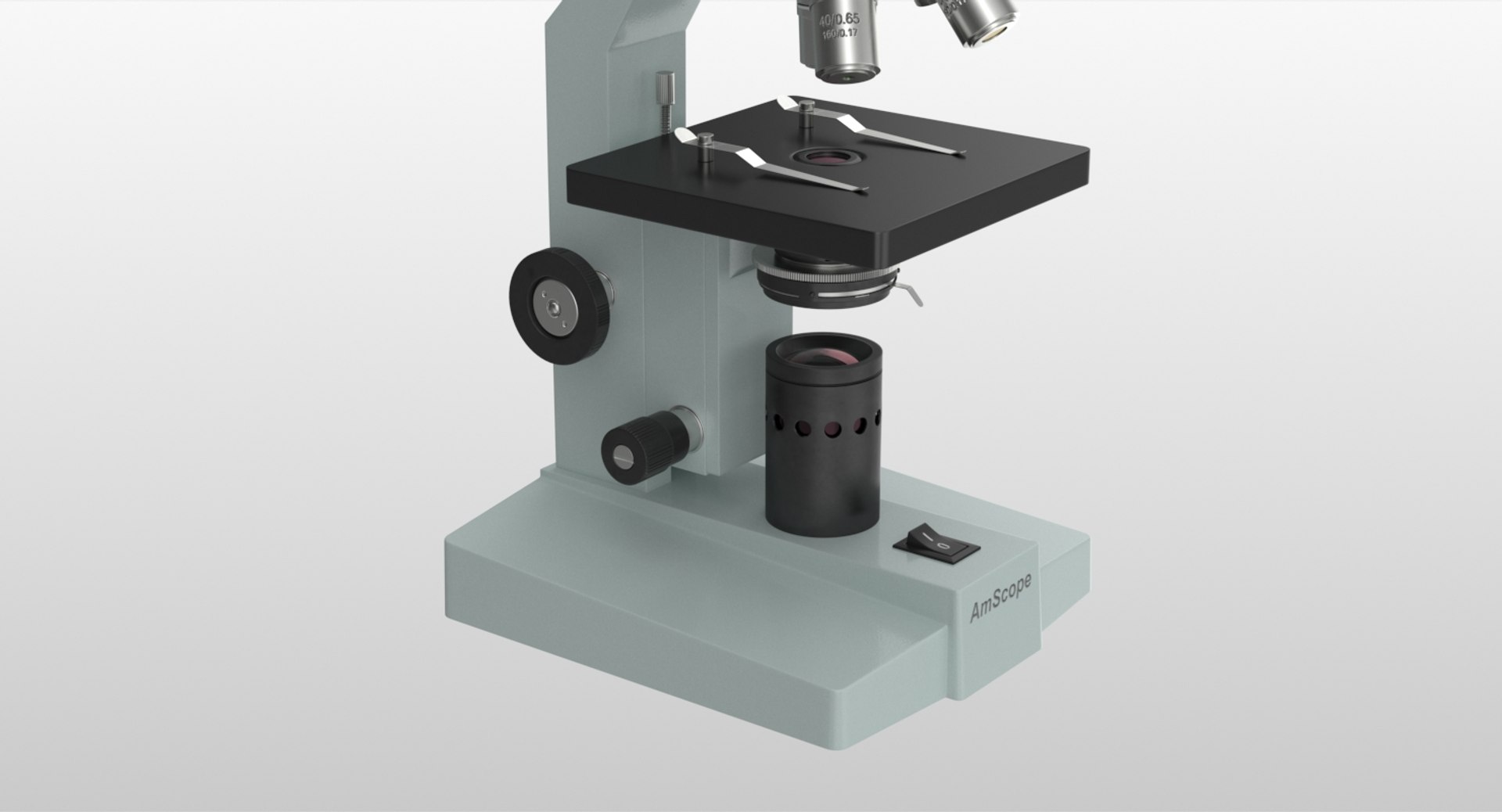 3D Realistic Microscope Model - TurboSquid 1237327