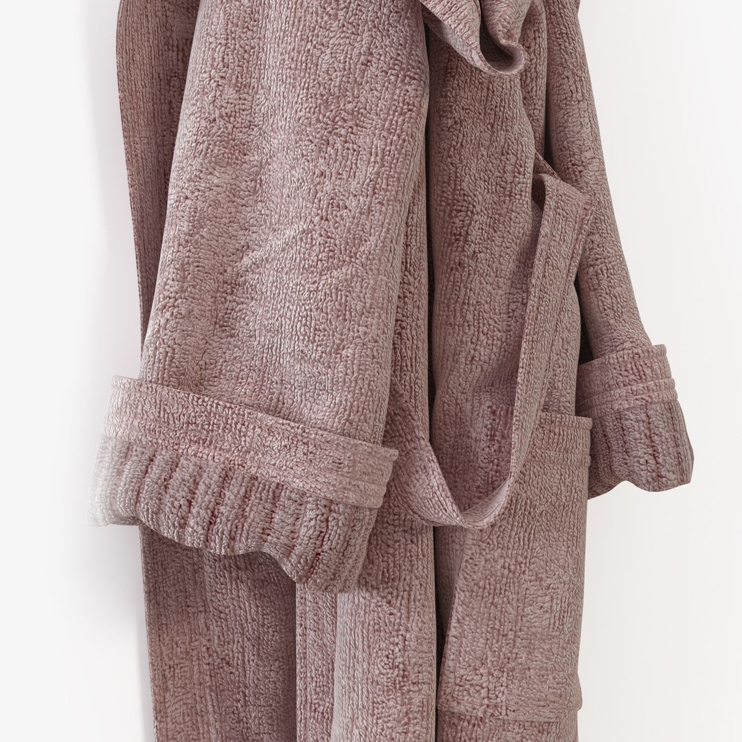 3d Model Bathrobe Bath