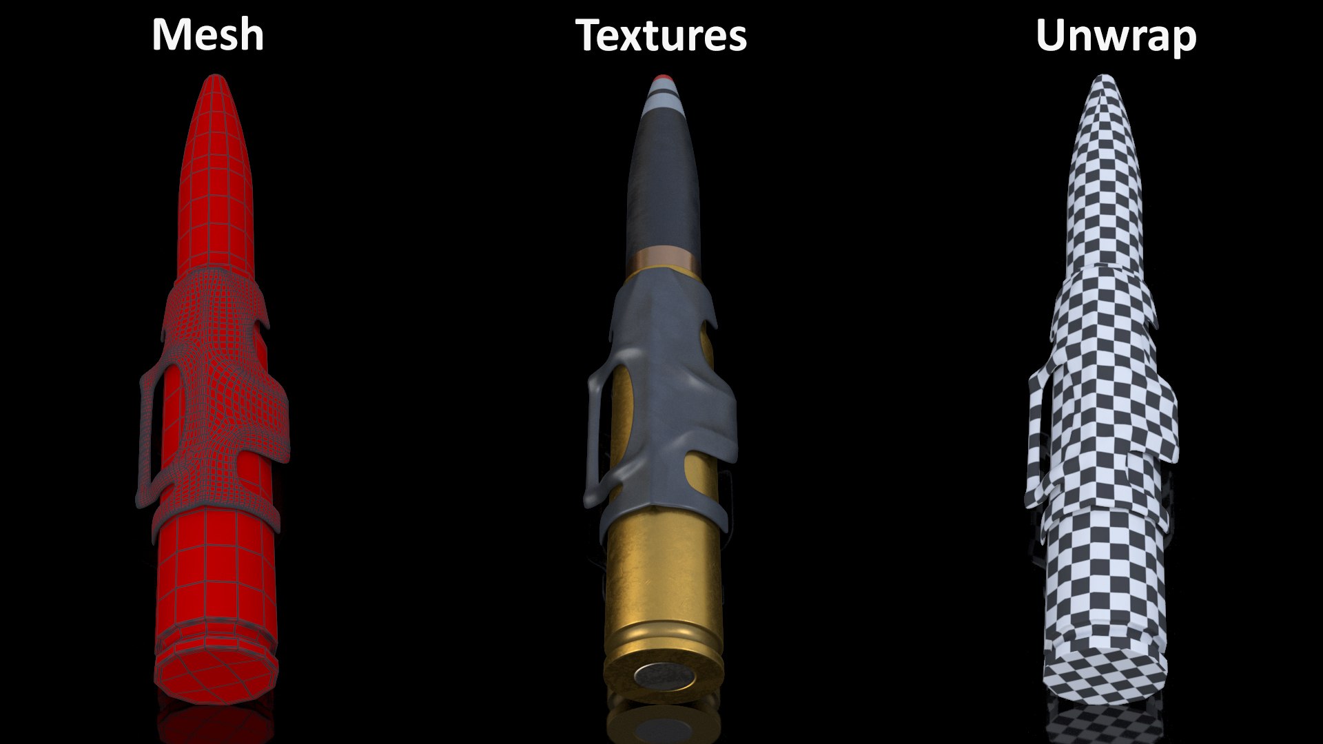 Cartridge For Gryazev-Shipunov GSh-30-1 3D Model - TurboSquid 2186000