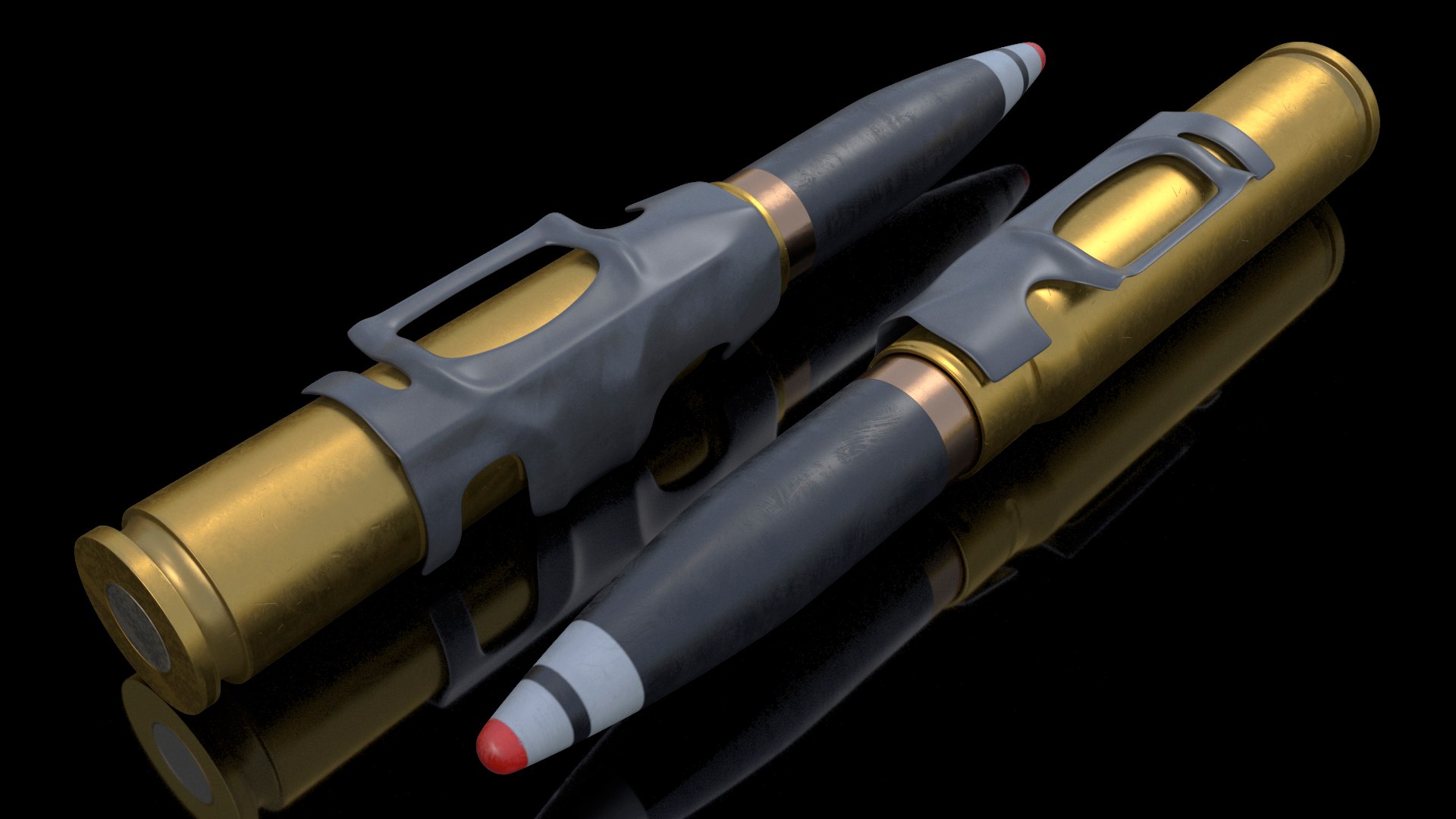 Cartridge For Gryazev-Shipunov GSh-30-1 3D Model - TurboSquid 2186000