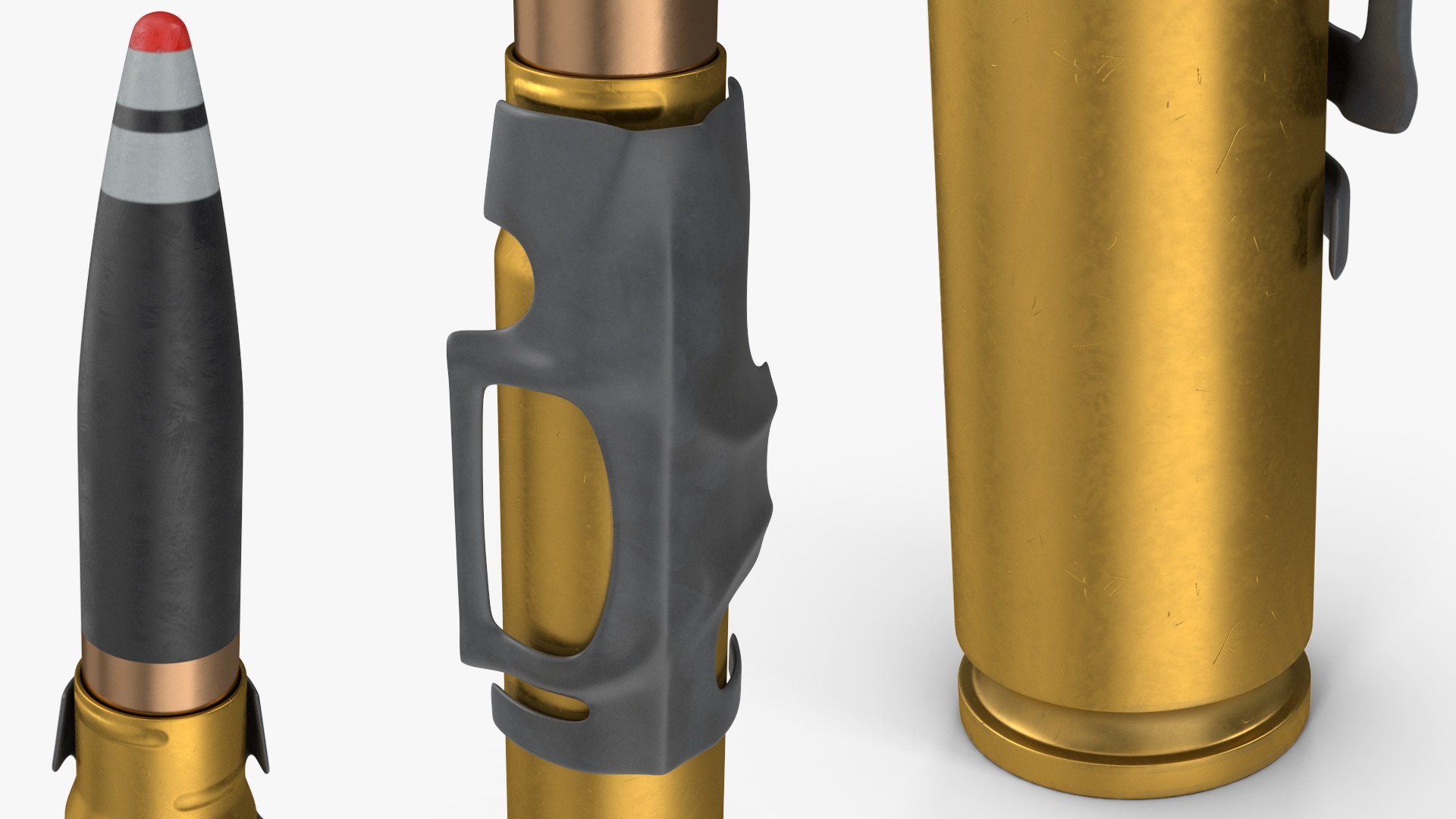 Cartridge For Gryazev-Shipunov GSh-30-1 3D Model - TurboSquid 2186000