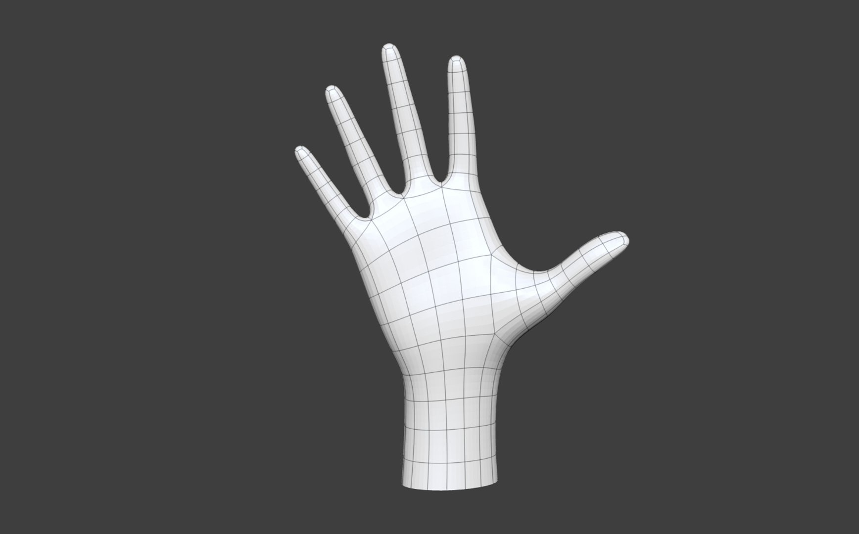 3D Low-poly Hand Model - TurboSquid 1402661