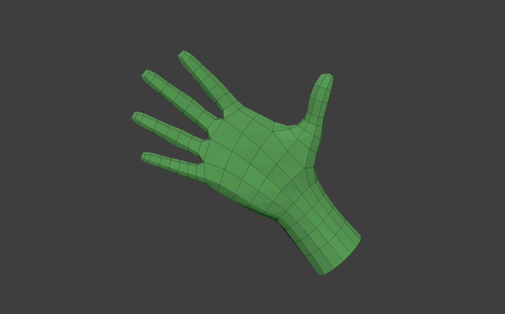 3D Low-poly Hand Model - TurboSquid 1402661