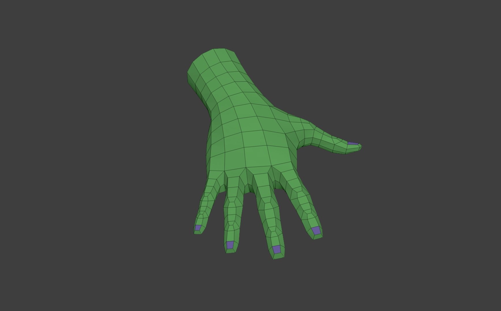 3D Low-poly Hand Model - TurboSquid 1402661