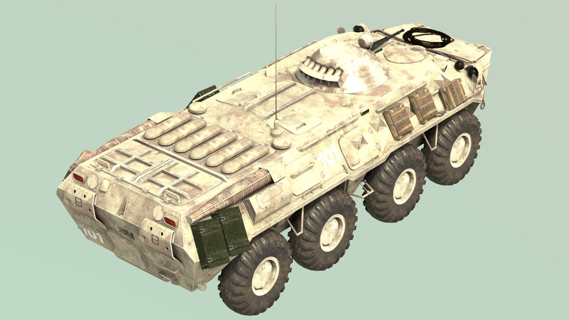 3D Model BTR 80 - TurboSquid 2085416