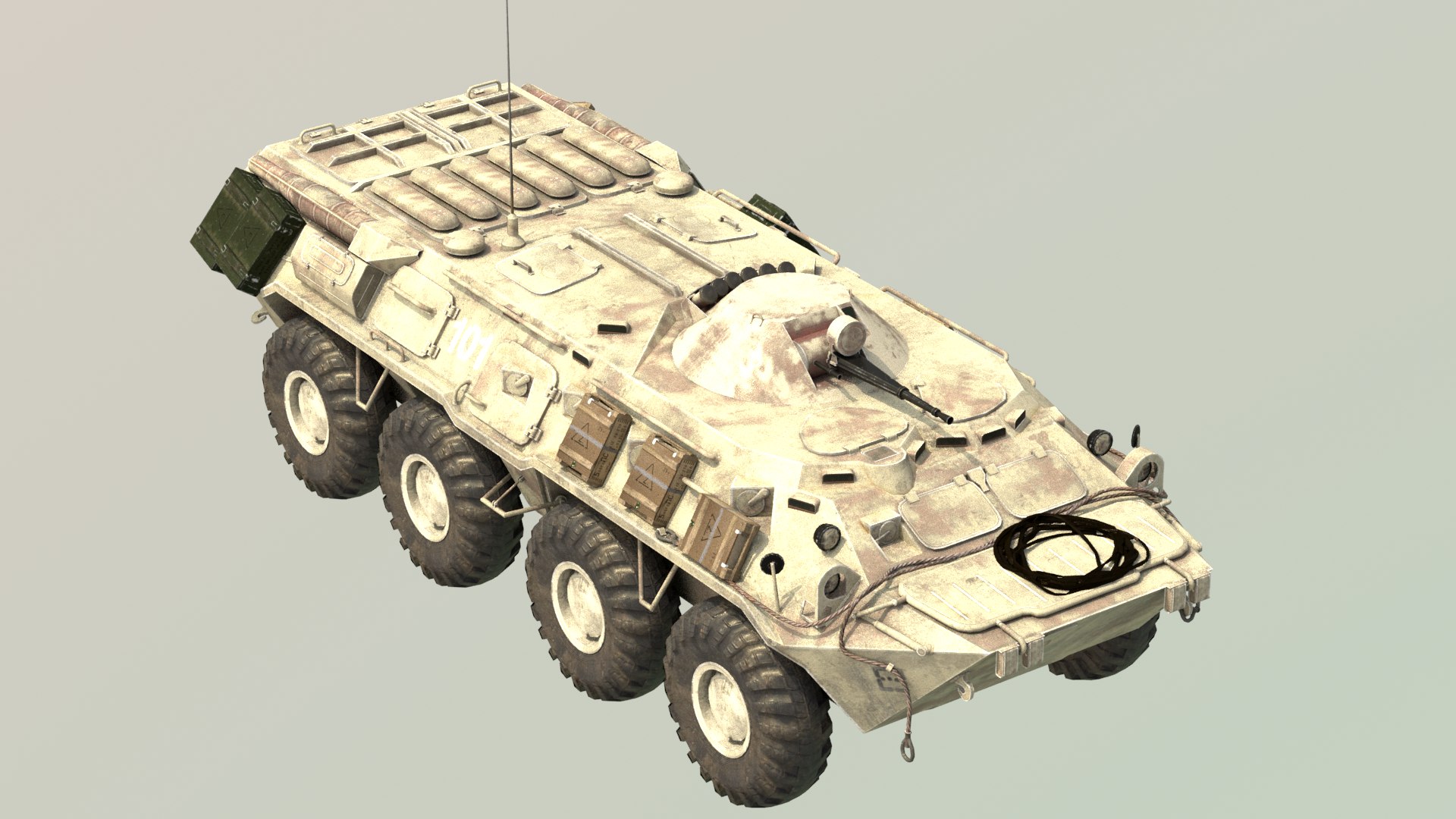 3D Model BTR 80 - TurboSquid 2085416