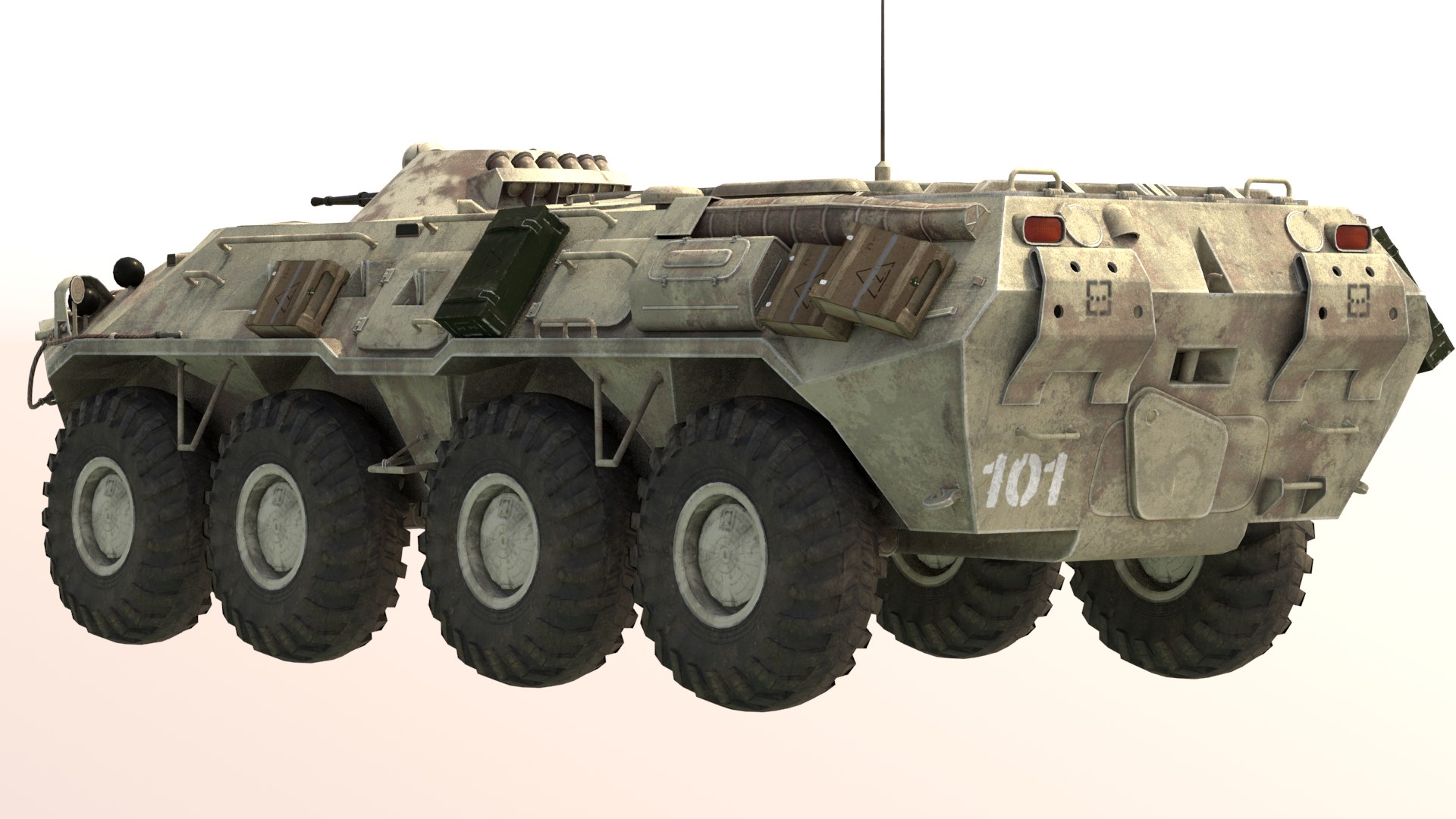 3D Model BTR 80 - TurboSquid 2085416