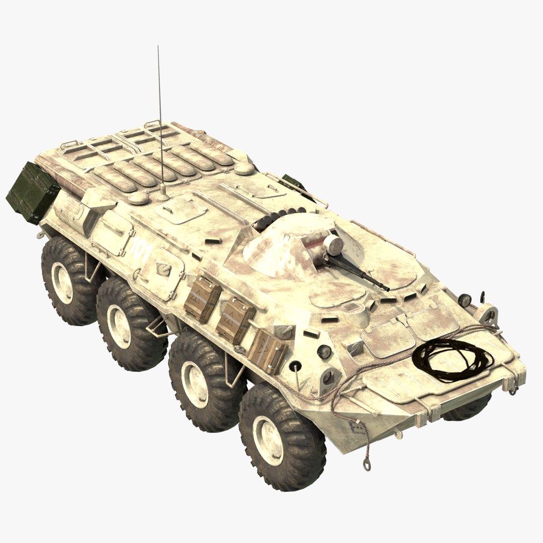 3D model BTR 80 - TurboSquid 2085416