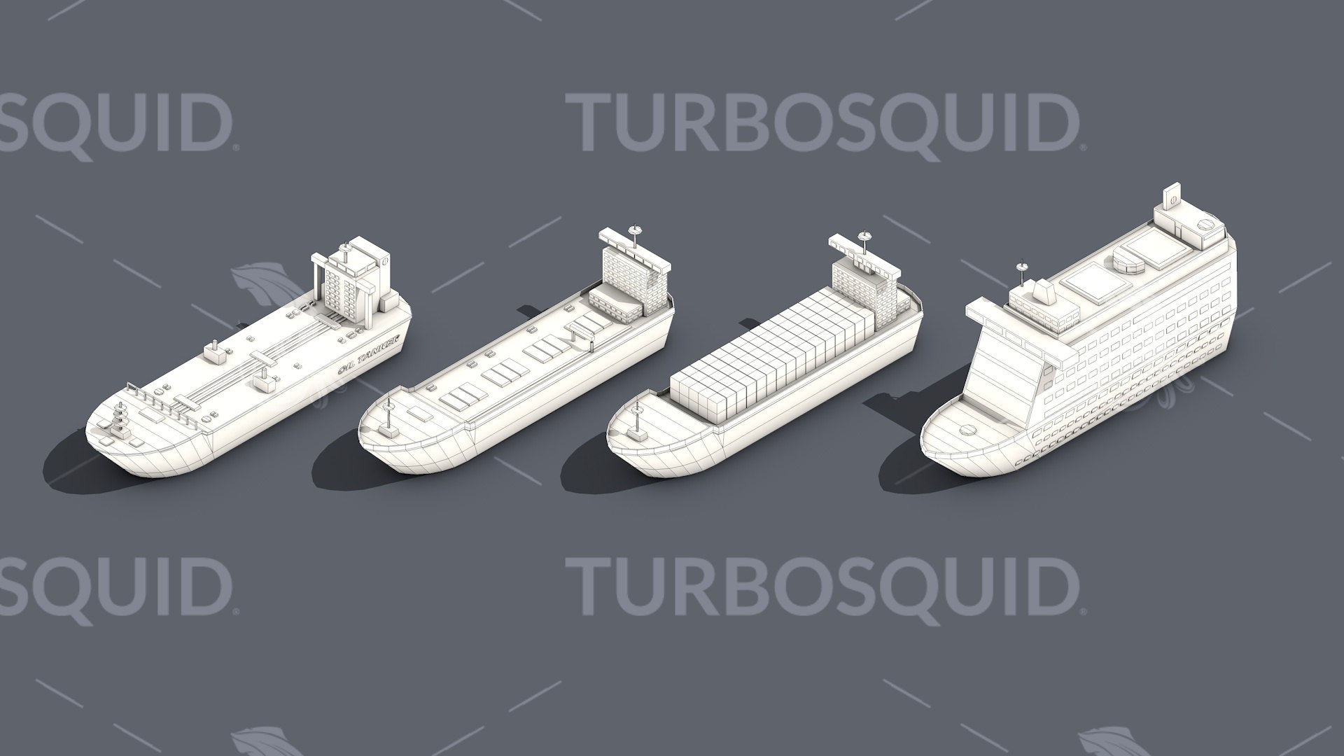 Low Poly Ships Pack 01 Isometric Low-poly 3D Model 3D - TurboSquid 1719551