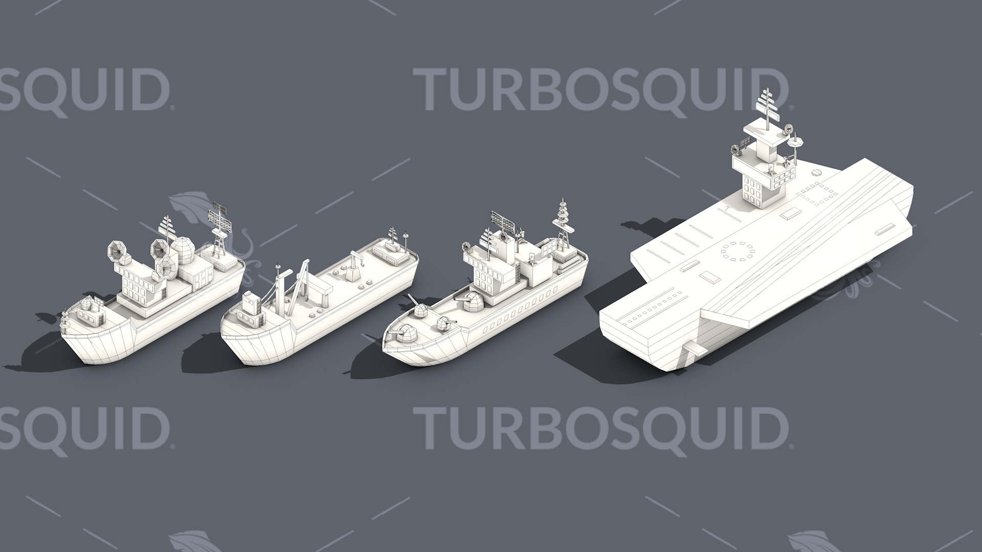 Low Poly Ships Pack 01 Isometric Low-poly 3D Model 3D - TurboSquid 1719551