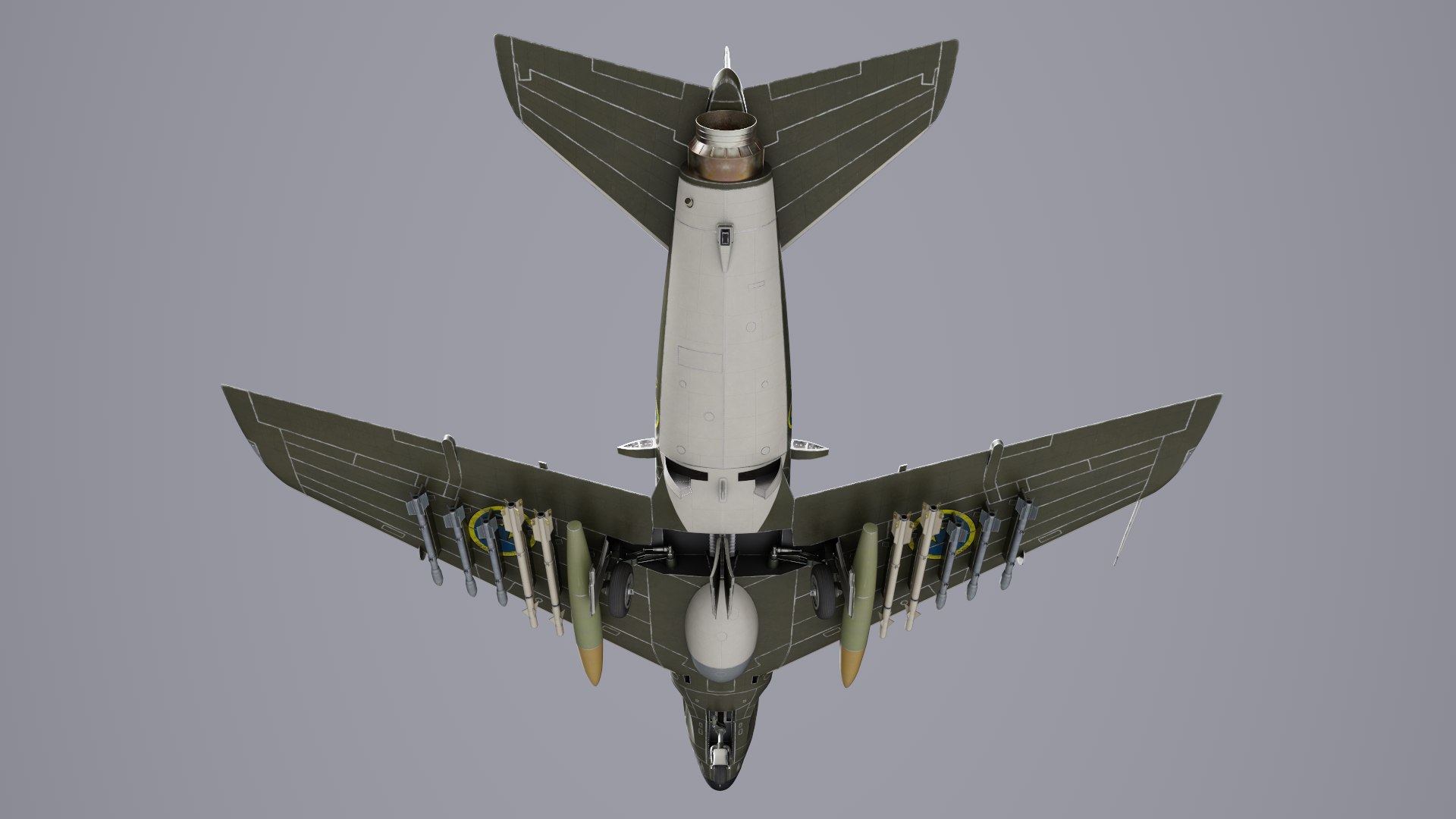 3D Saab J32 Lansen - TurboSquid 2156075