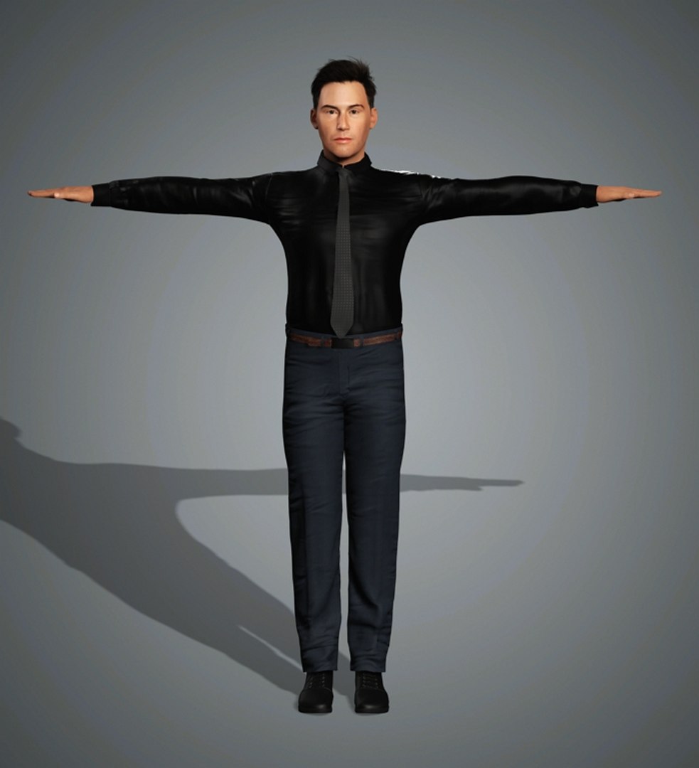 3D Keanu Reeves Character 3D Model Low-poly - TurboSquid 2294656