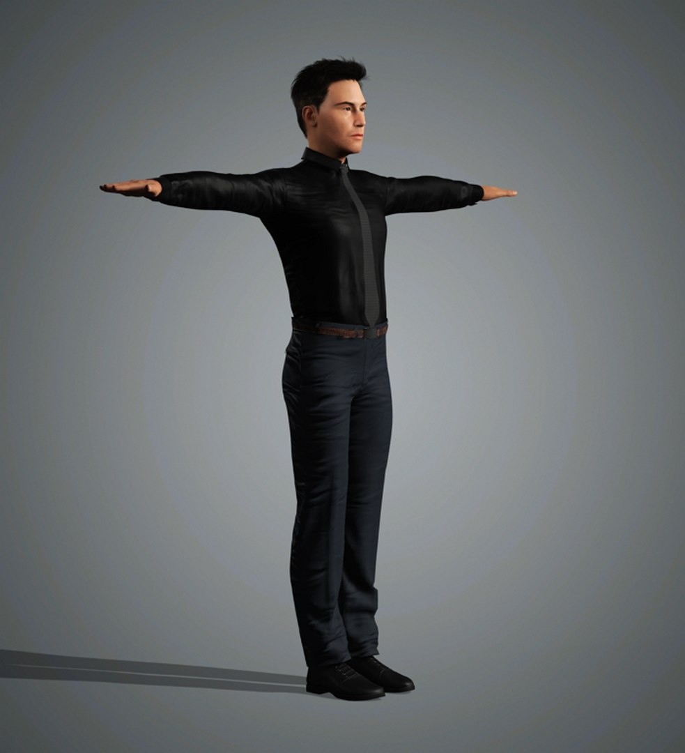 3D Keanu Reeves Character 3D Model Low-poly - TurboSquid 2294656