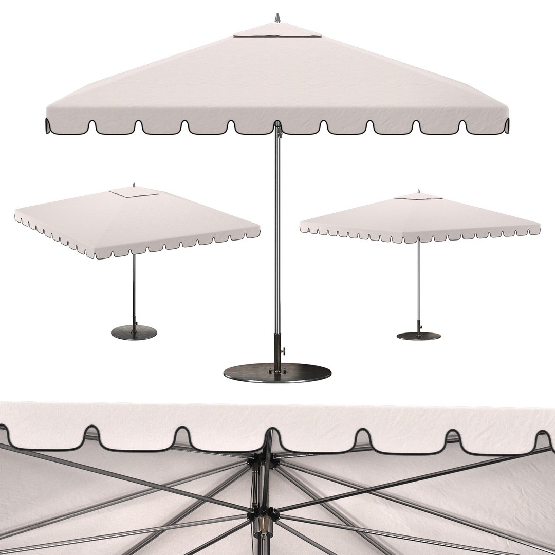Roman Valance Umbrella 3D Model - TurboSquid 2367926