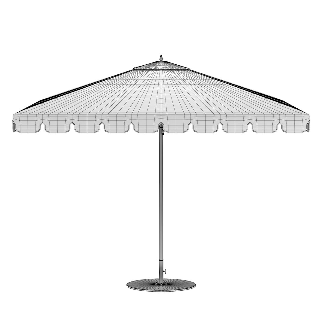 Roman Valance Umbrella 3D Model - TurboSquid 2367926