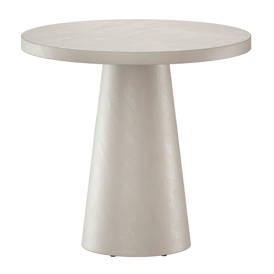 3D dining table willy white model - TurboSquid 1713847