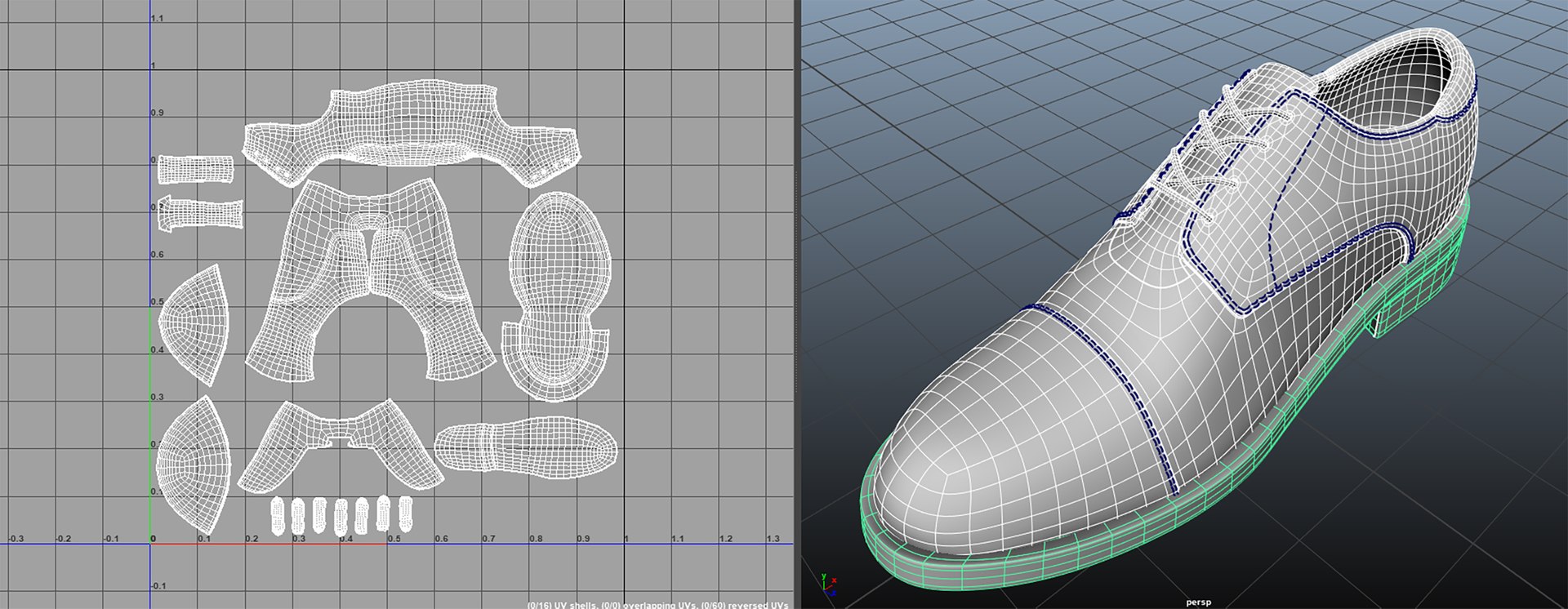 3D Men Dress Shoe model - TurboSquid 1781028