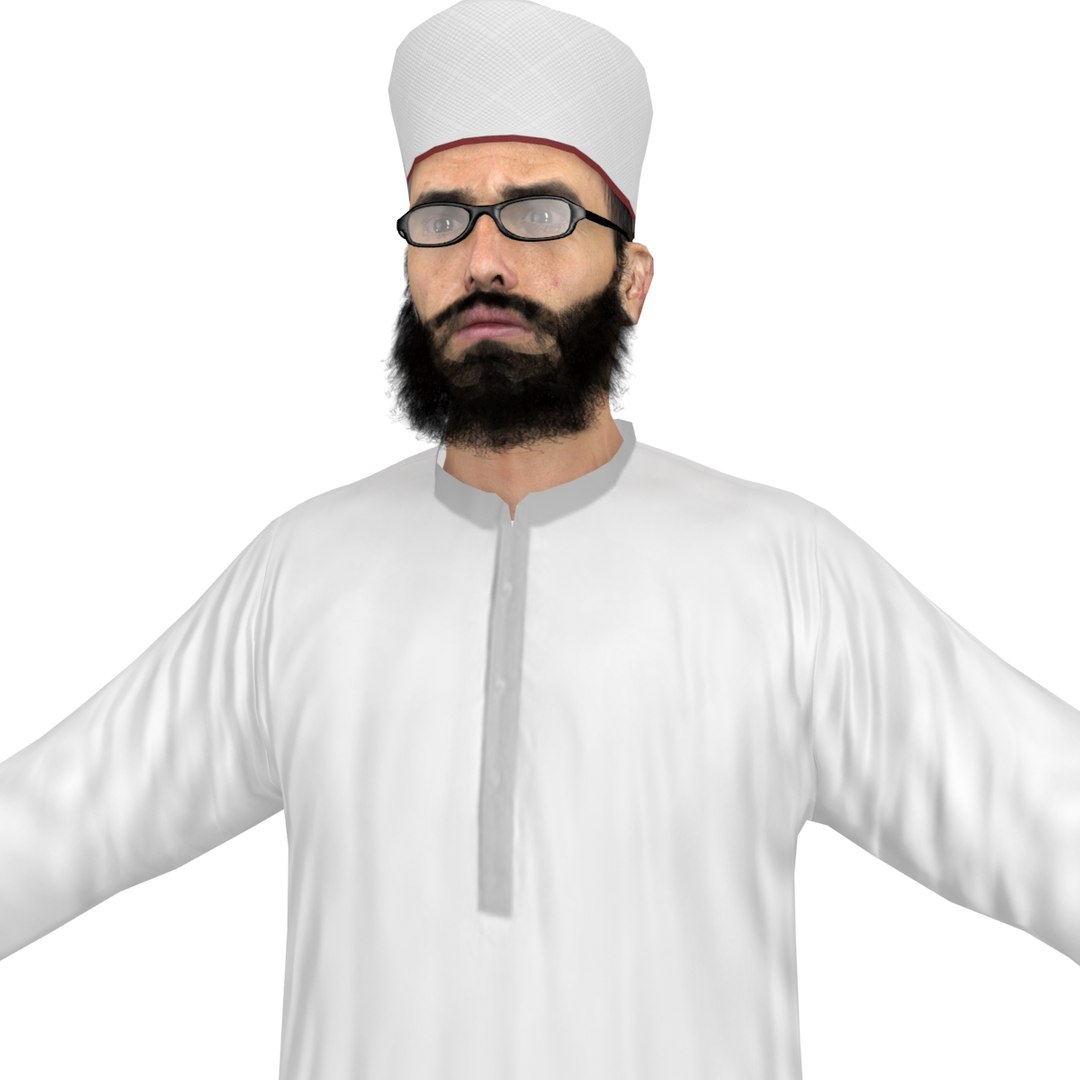 3D Model Muslim Priest - TurboSquid 1279410