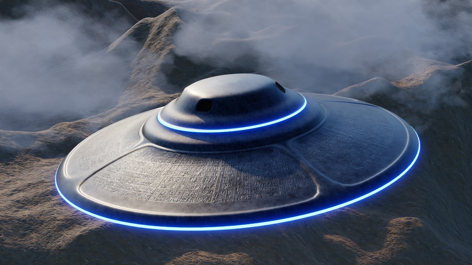 3D Model UFO FLYING SAUCER - TurboSquid 2064794