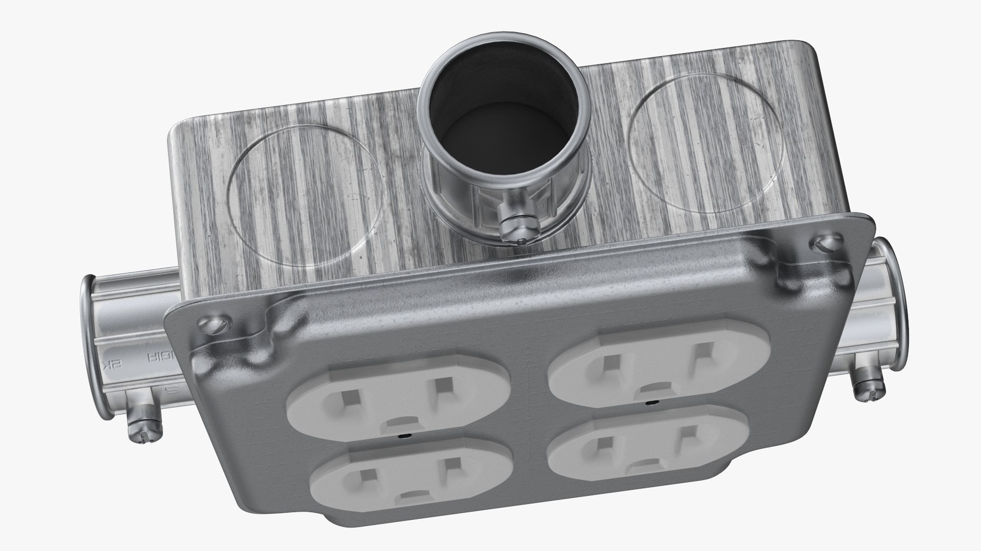 Junction Box With Sockets 3D Model - TurboSquid 2348783