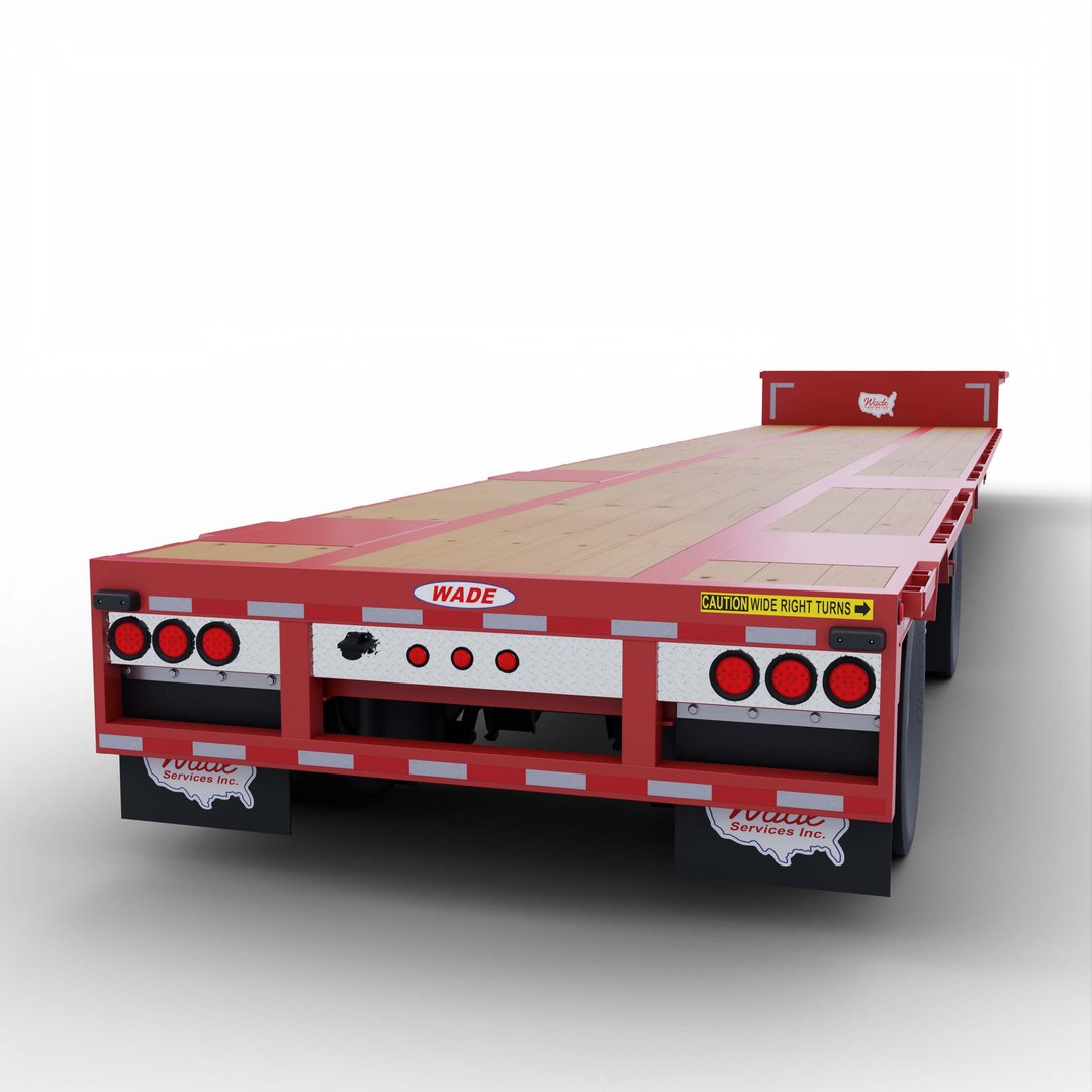 3D Wade 53FT StepDeck - TurboSquid 1973247