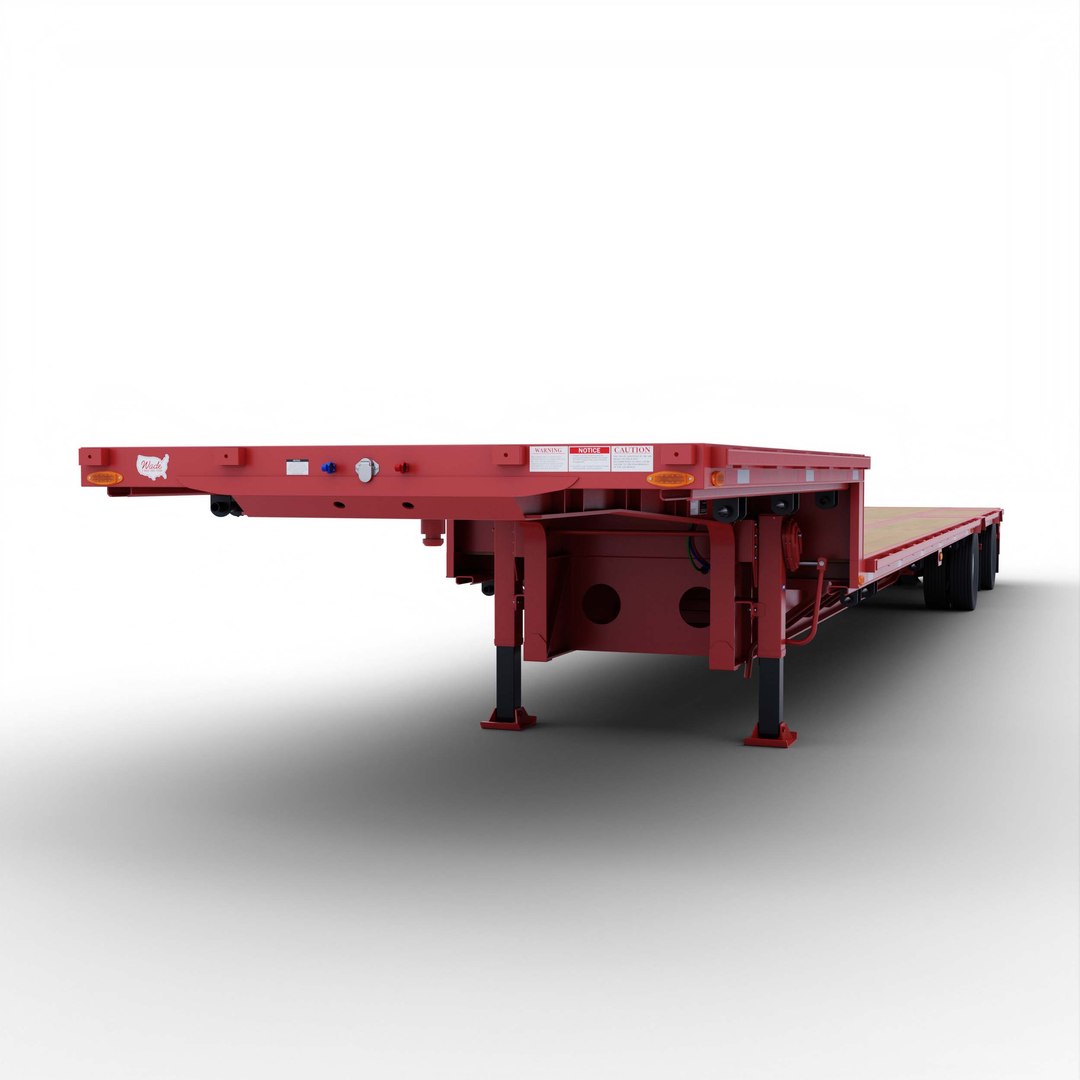 3D Wade 53FT StepDeck - TurboSquid 1973247