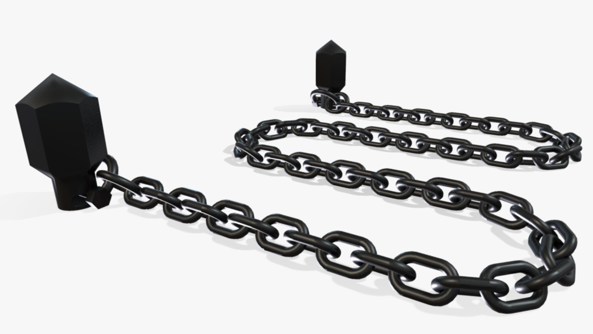 Manriki Chain 3D model - TurboSquid 2179812