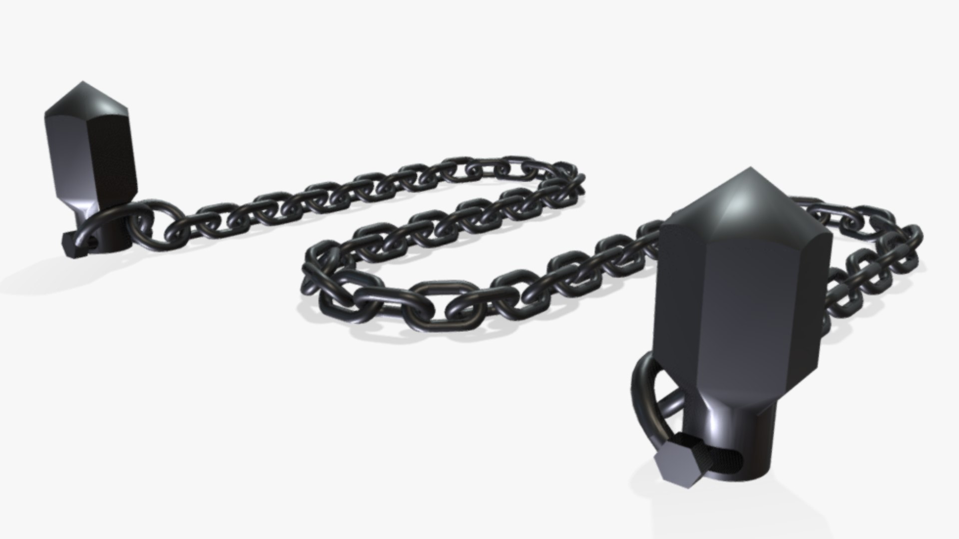Manriki Chain 3D model - TurboSquid 2179812