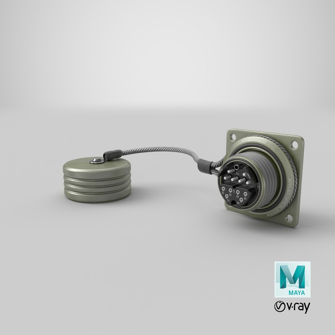 3D Fiber Optic Connector Type 1 - TurboSquid 2056569