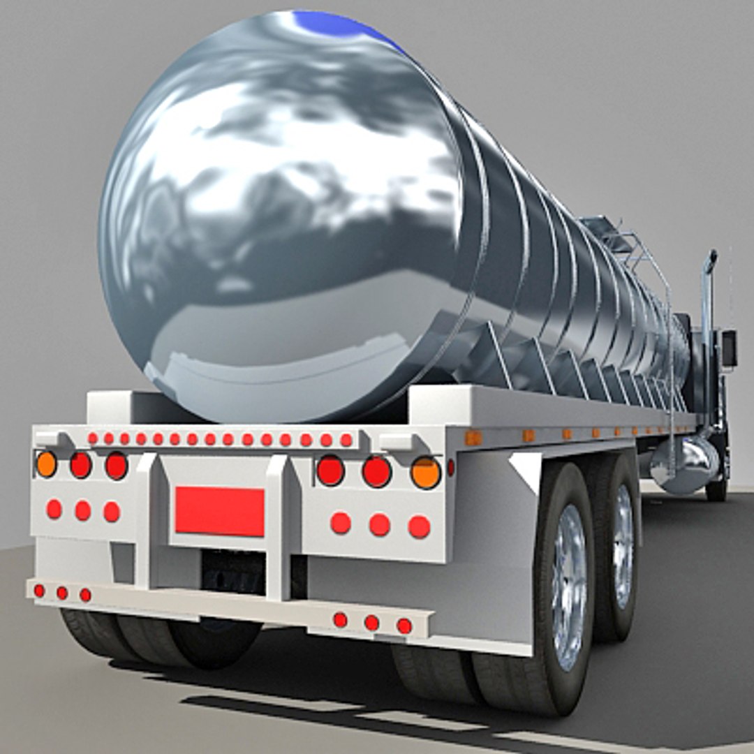 tanker truck 3d model