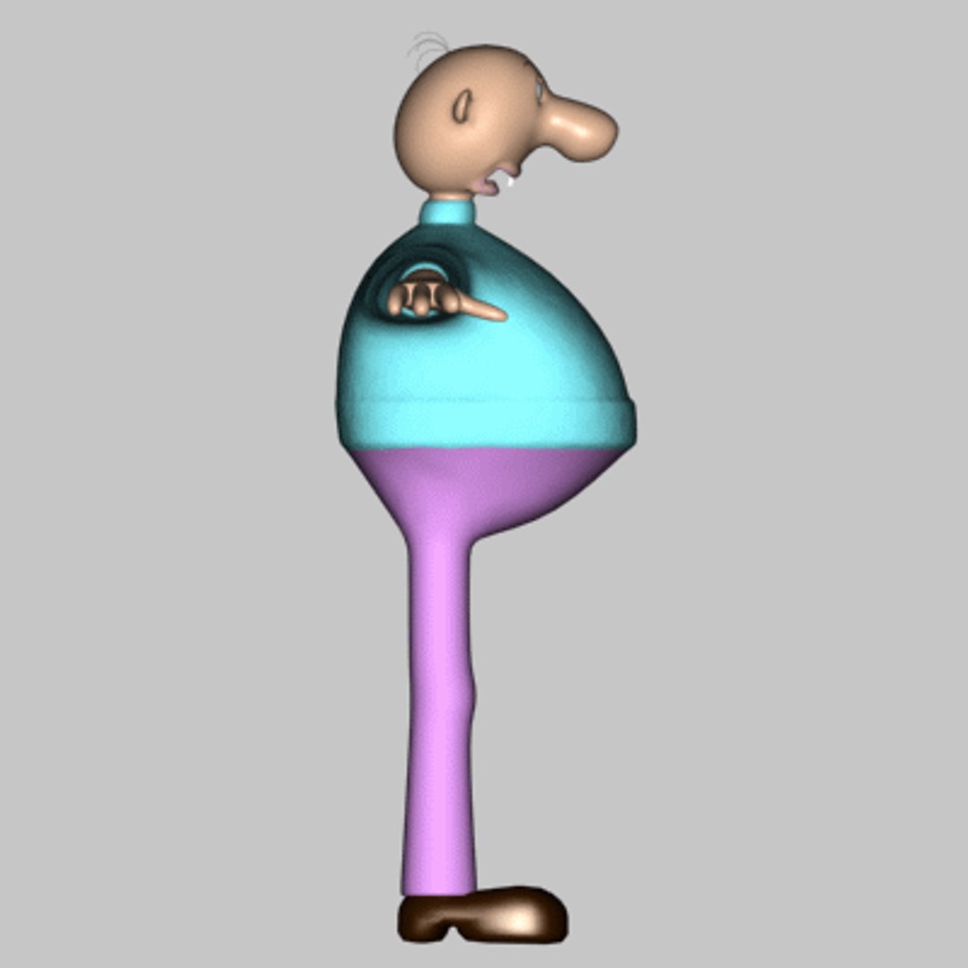 Funny Comic Character Max