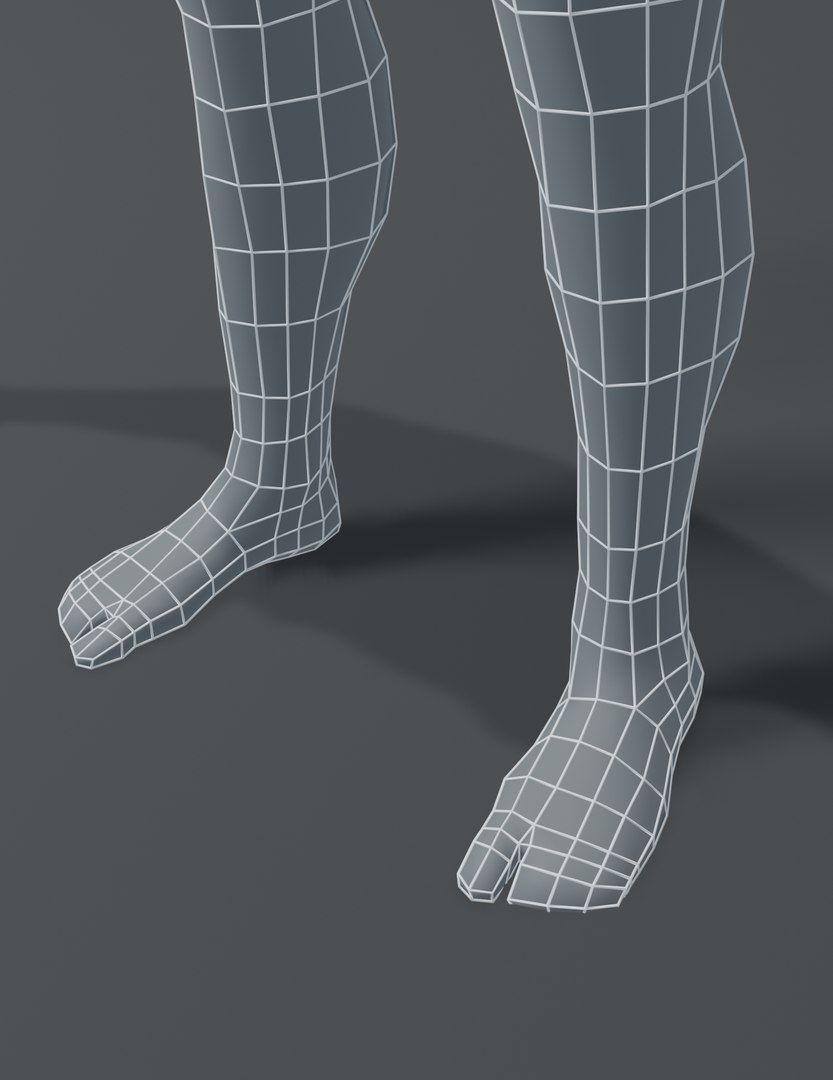 Male Body Base Mesh 3D Model - TurboSquid 1515260