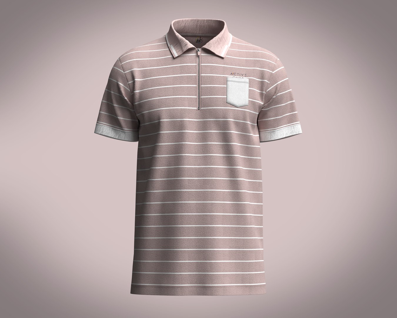 Mens Stripe Polo 3D - TurboSquid 1937282