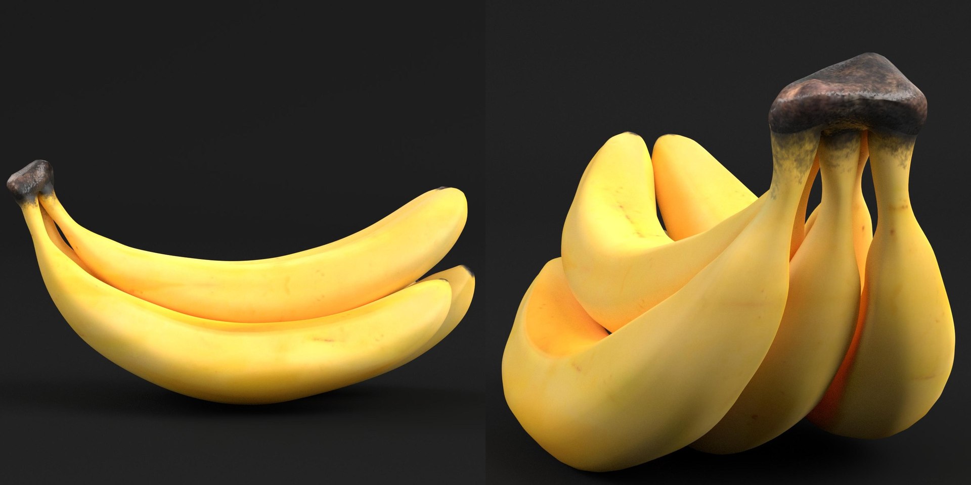 Bunch Of Bananas 3D - TurboSquid 2062774