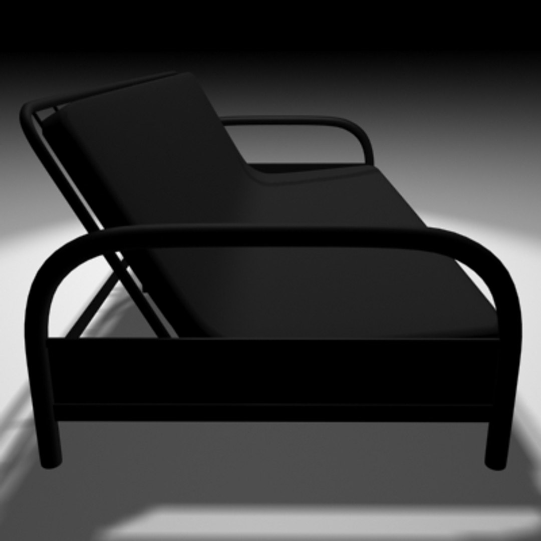 Futon Bed 3d Model