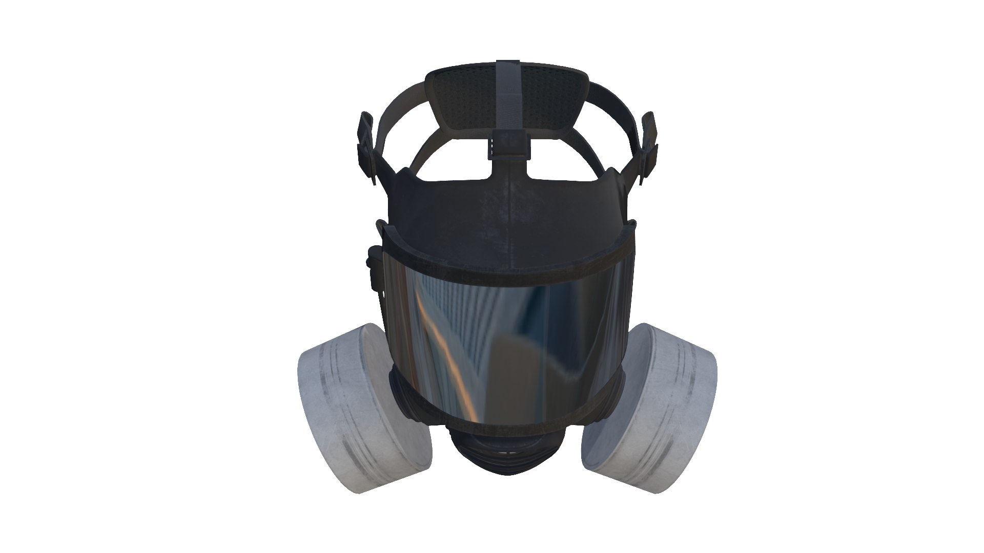 3D Gas Mask Low Poly 3D Model - TurboSquid 2336244
