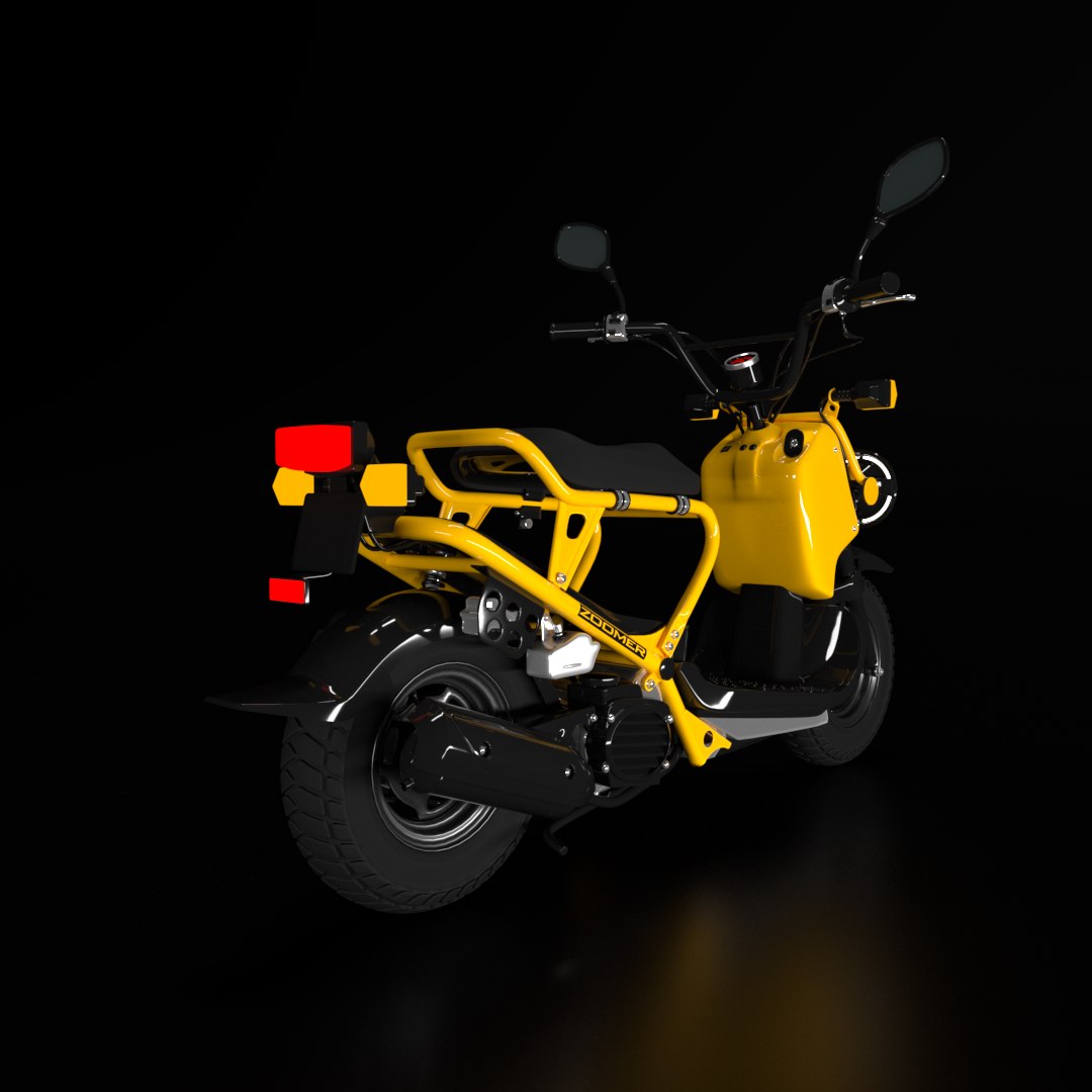 3D Model Scooter Honda NPS50 Zoomer Ruckus - TurboSquid 2374711