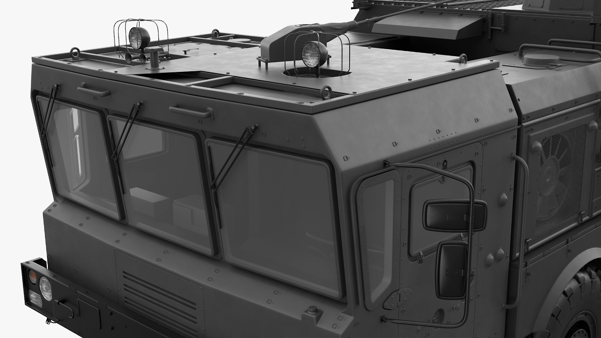 3D Model Military Missile Tactical Truck In Combat Readiness ...