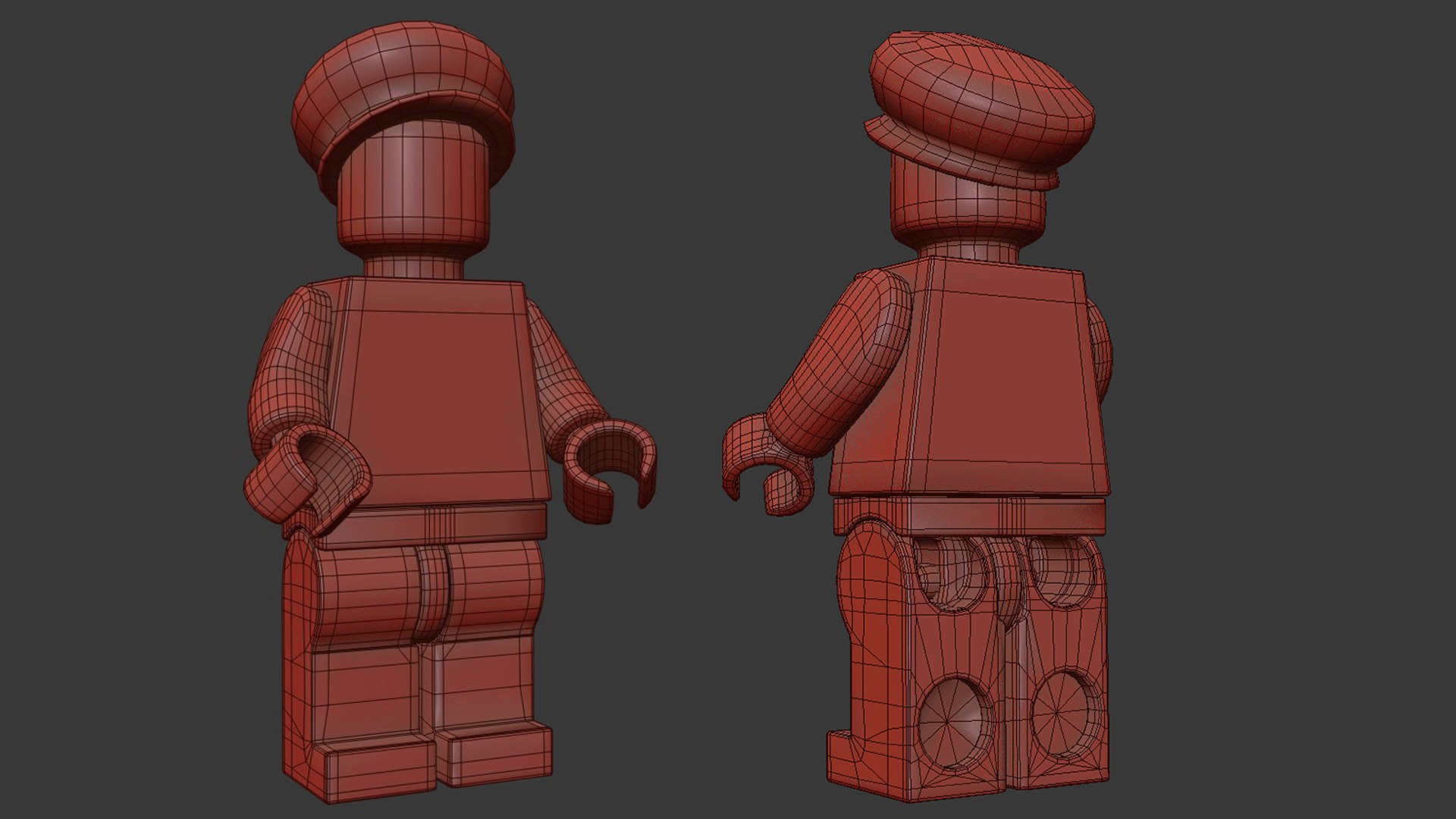 3D Model Mario Lego Figure - TurboSquid 1454087